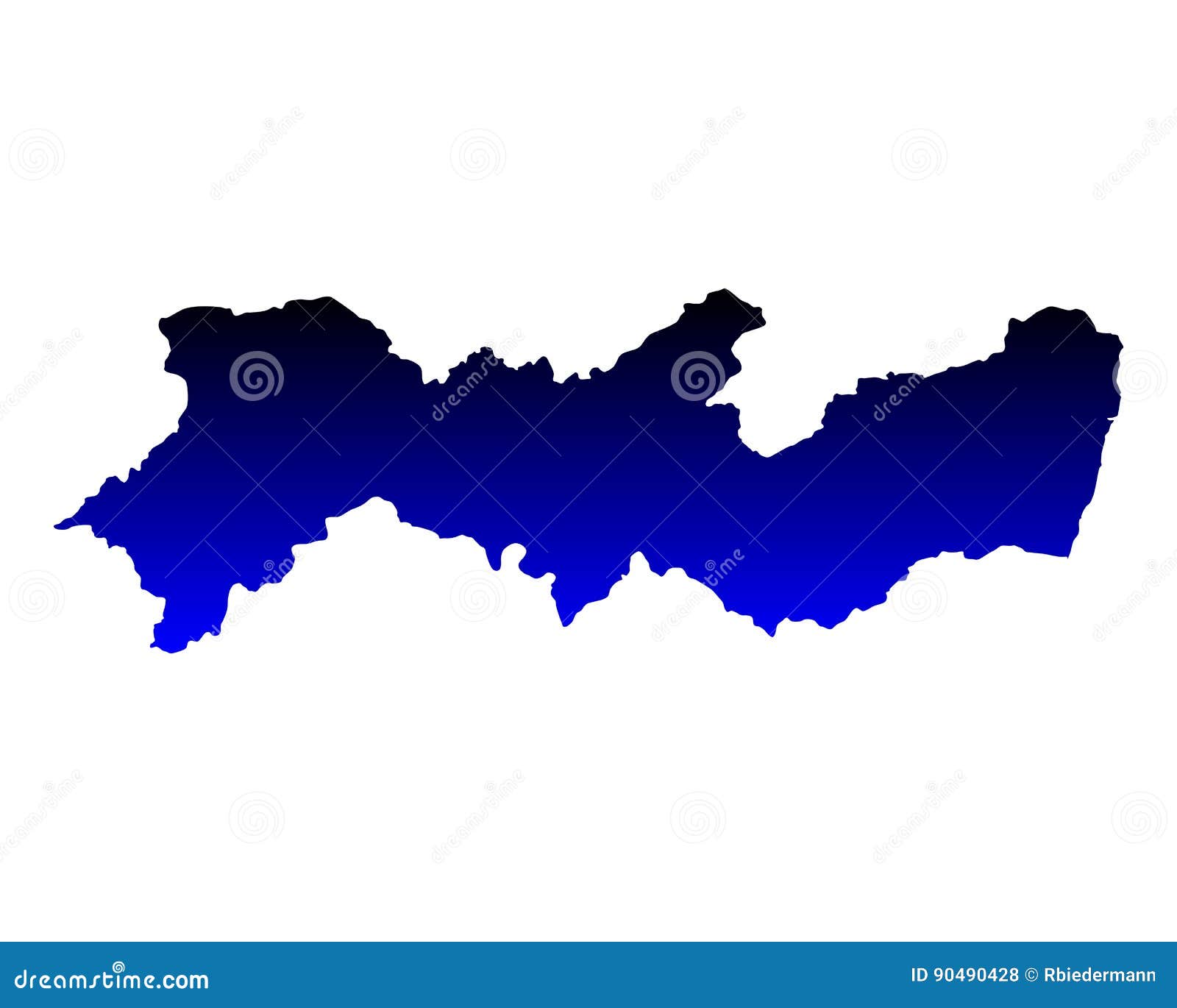Mapa de Pernambuco ilustração do vetor. Ilustração de vetor - 90490428