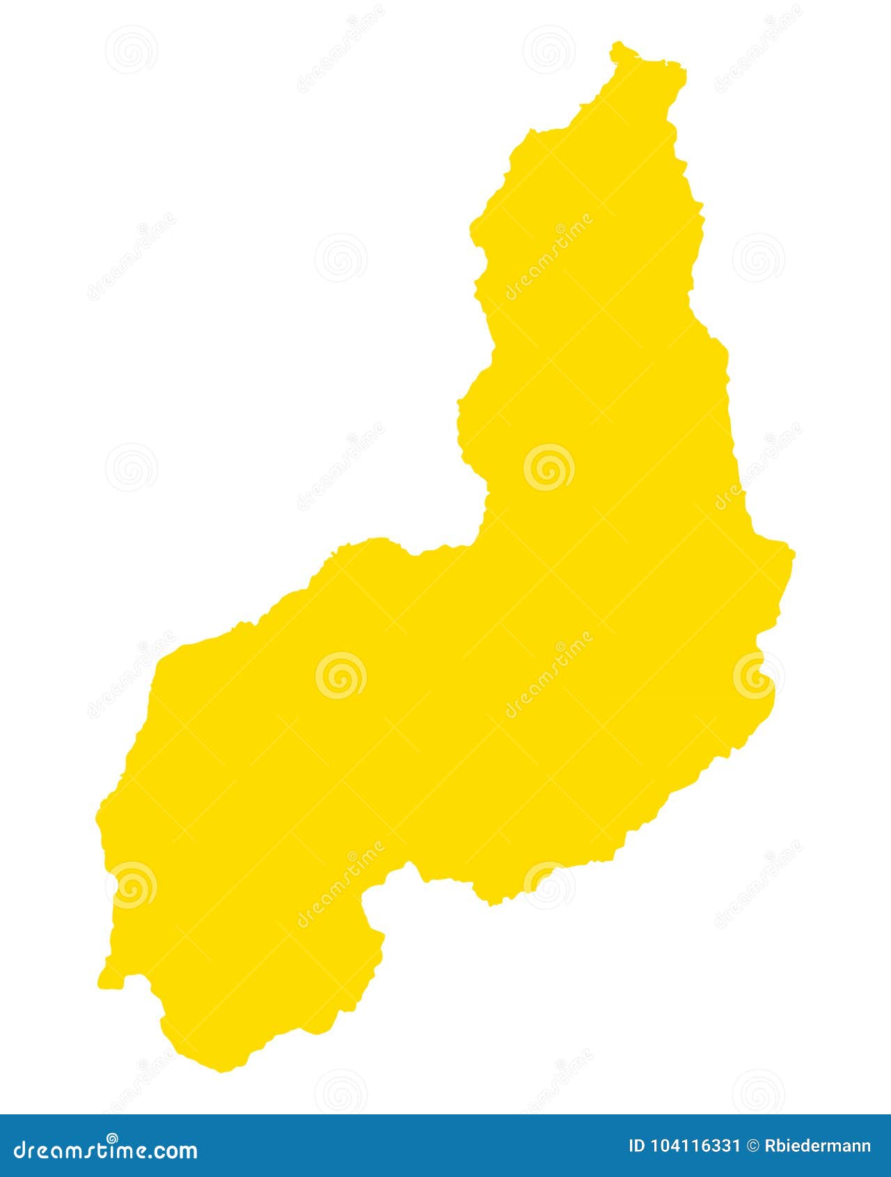 Mapa de Piaui ilustração do vetor. Ilustração de isolado - 104116331