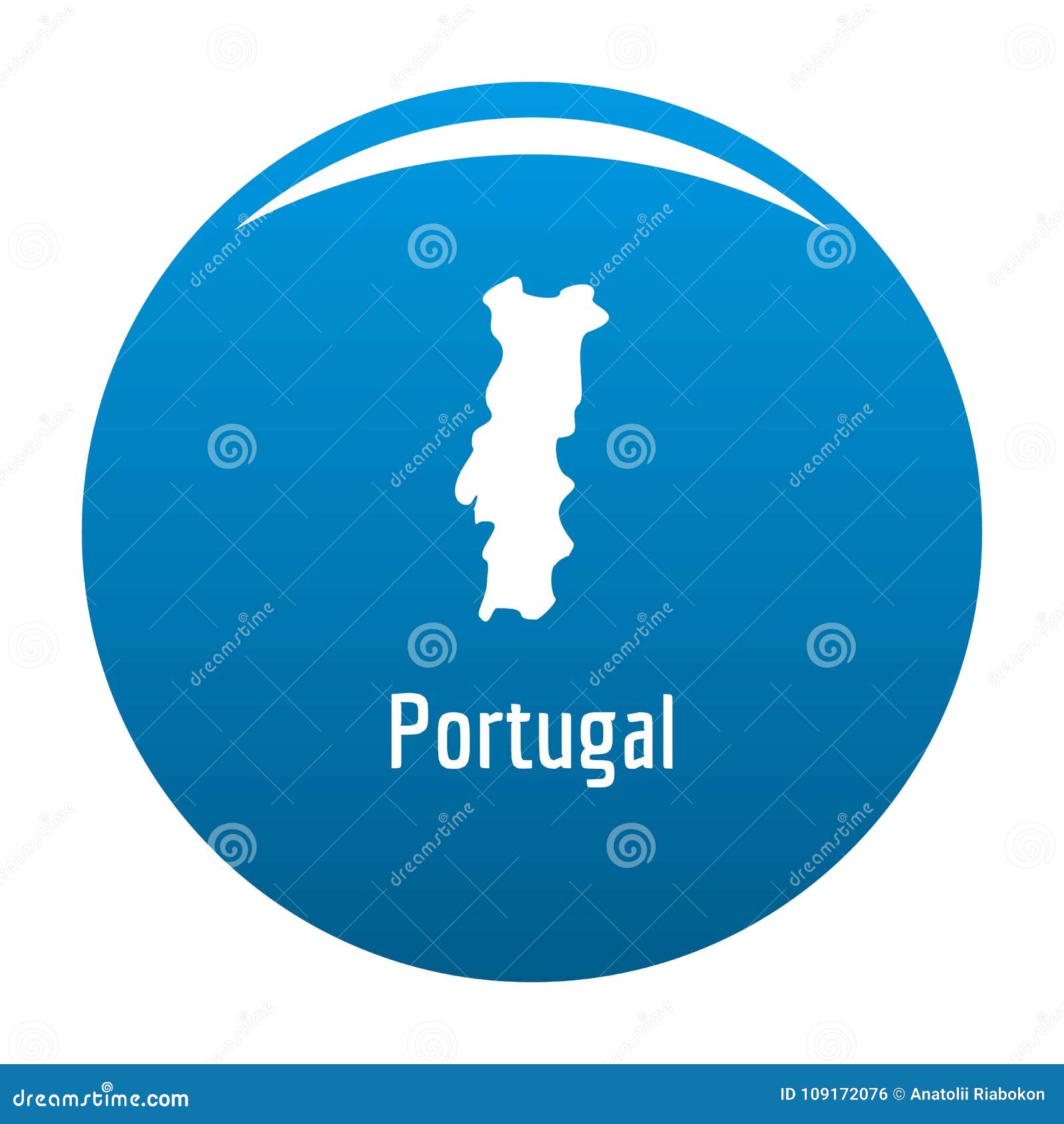 Mapa De Portugal No Vetor Preto Simples Ilustração do Vetor ...