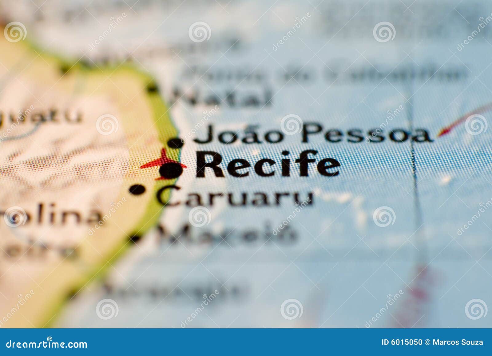 Mapa de Recife foto de stock. Imagem de recife, tropical - 6015050
