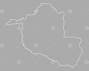 Mapa de Rondonia ilustração do vetor. Ilustração de geografia - 90718907