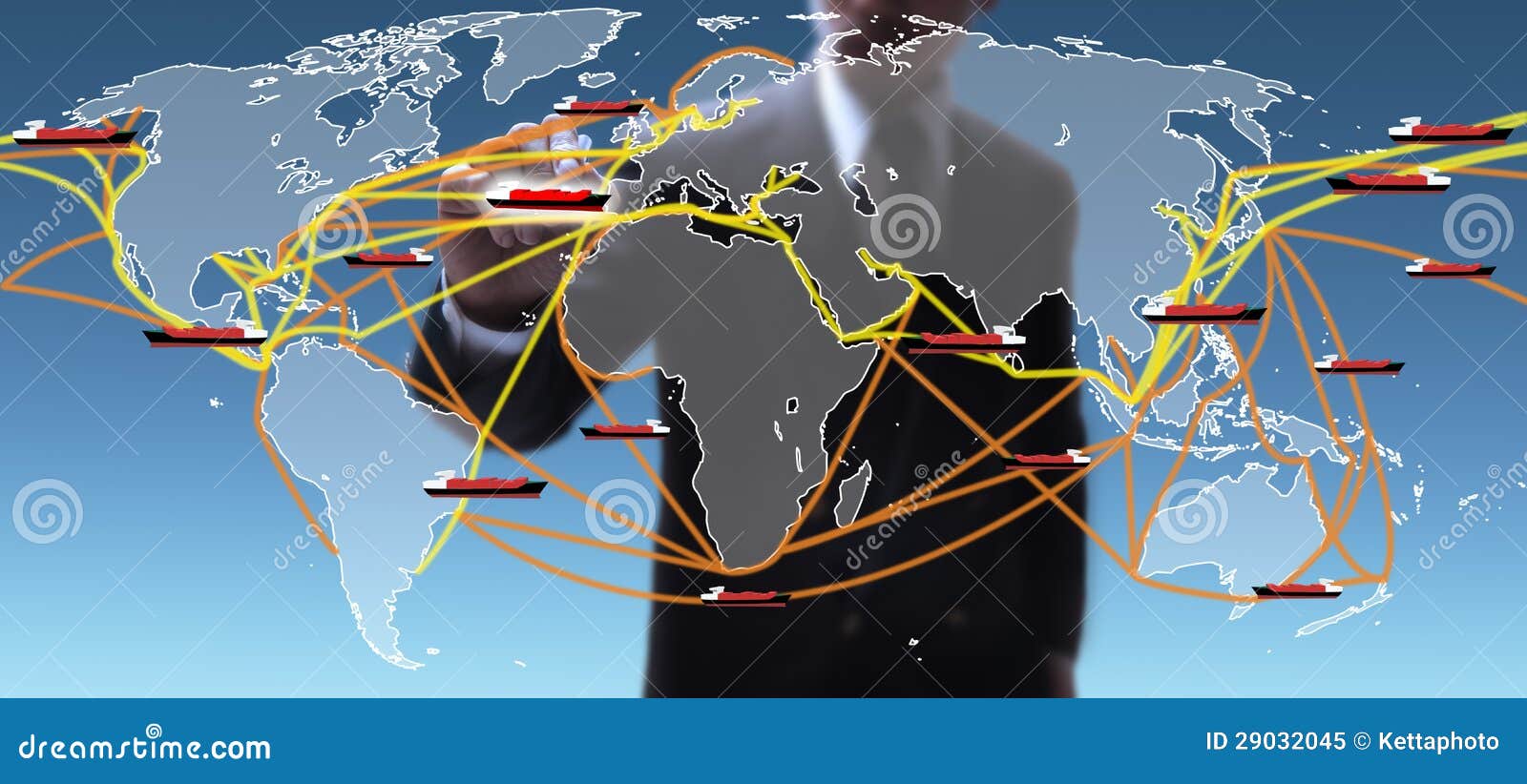 Mapa De Rotas Do Transporte Do Mundo Imagem de Stock - Imagem de maior ...