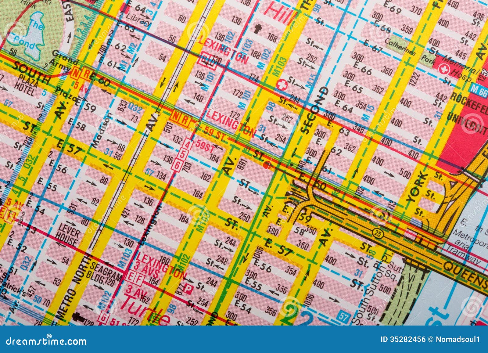 Mapa de ruas do turista foto de stock. Imagem de equipamento - 35282456