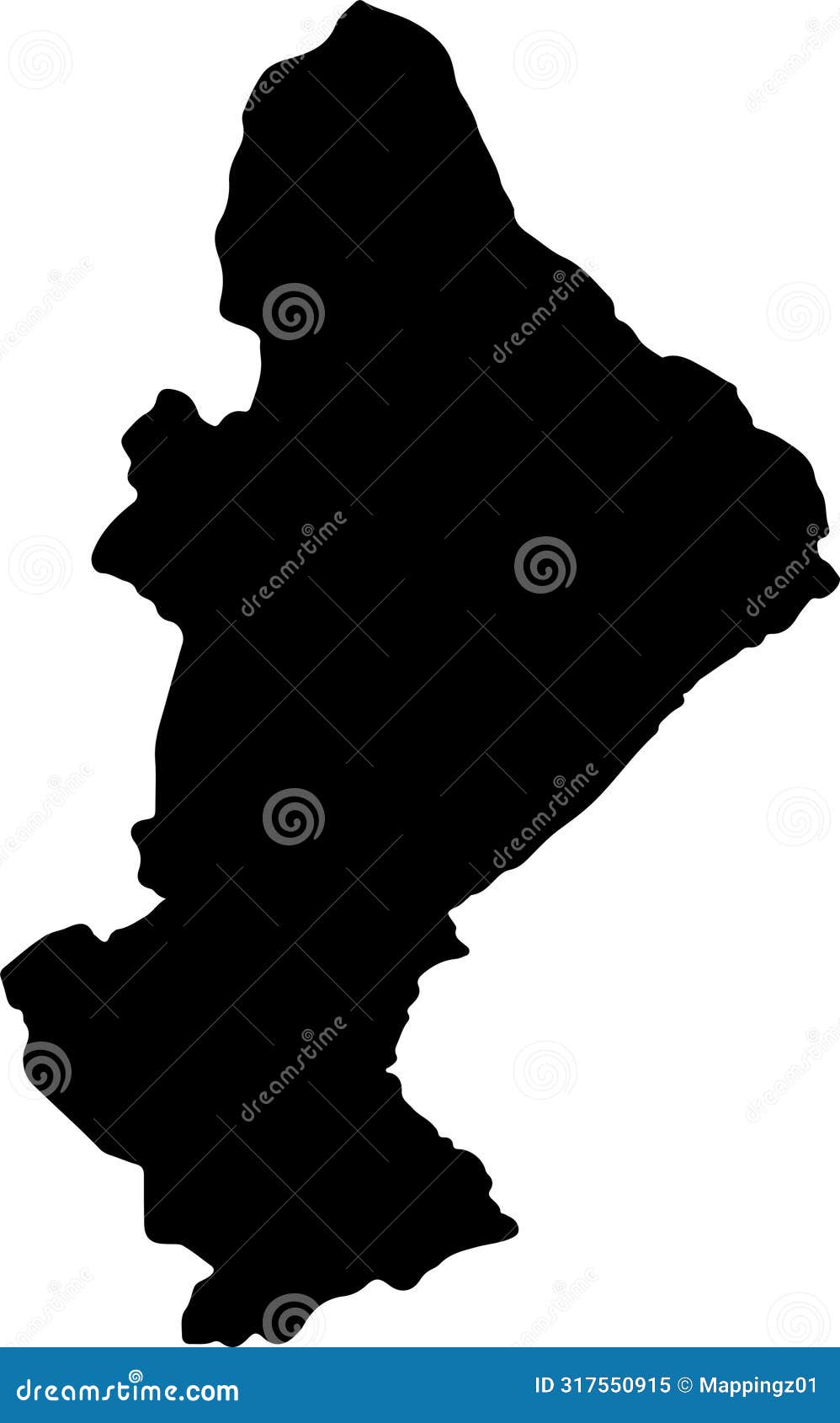 Mapa De Siluetas De Sofala Mozambique Con Fondo Transparente ...