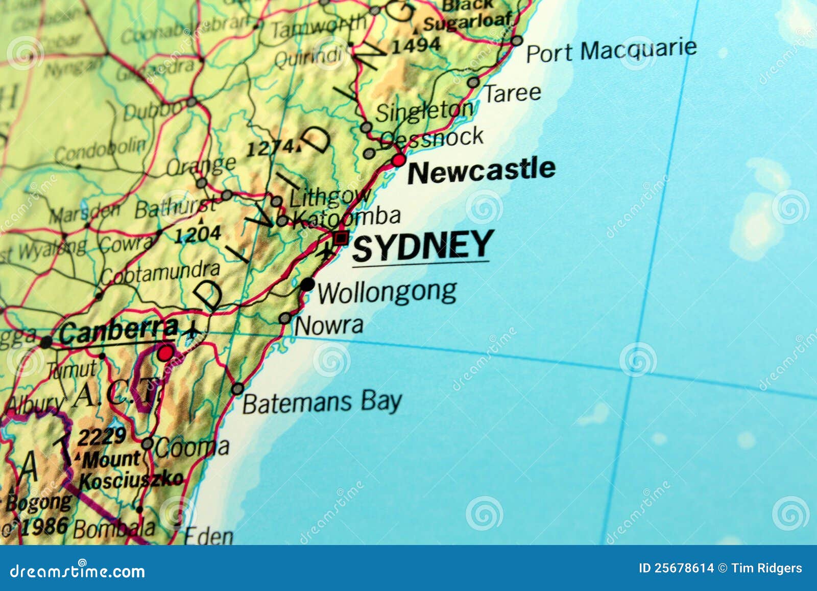 Mapa de Sydney foto de stock. Imagem de console, canberra - 25678614