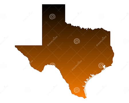Mapa de Texas ilustração do vetor. Ilustração de mapa - 99048136