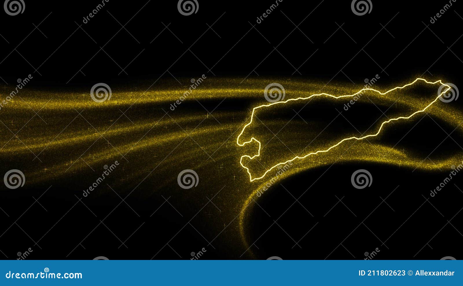 Mapa De Timor Leste Gold Glitter Mapa Imagen de archivo - Imagen de ...