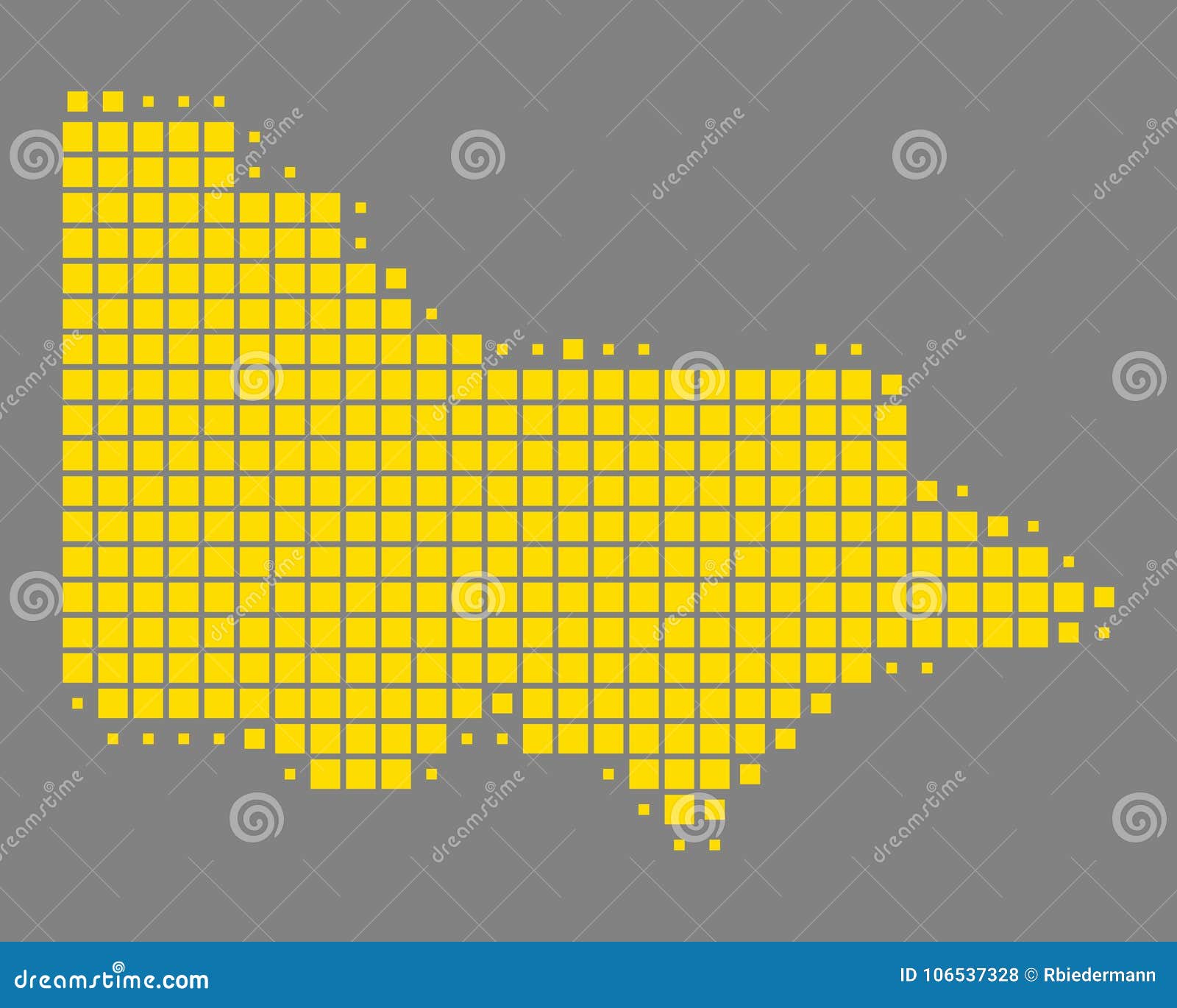 Mapa de Victoria ilustración del vector. Ilustración de cuadrado ...