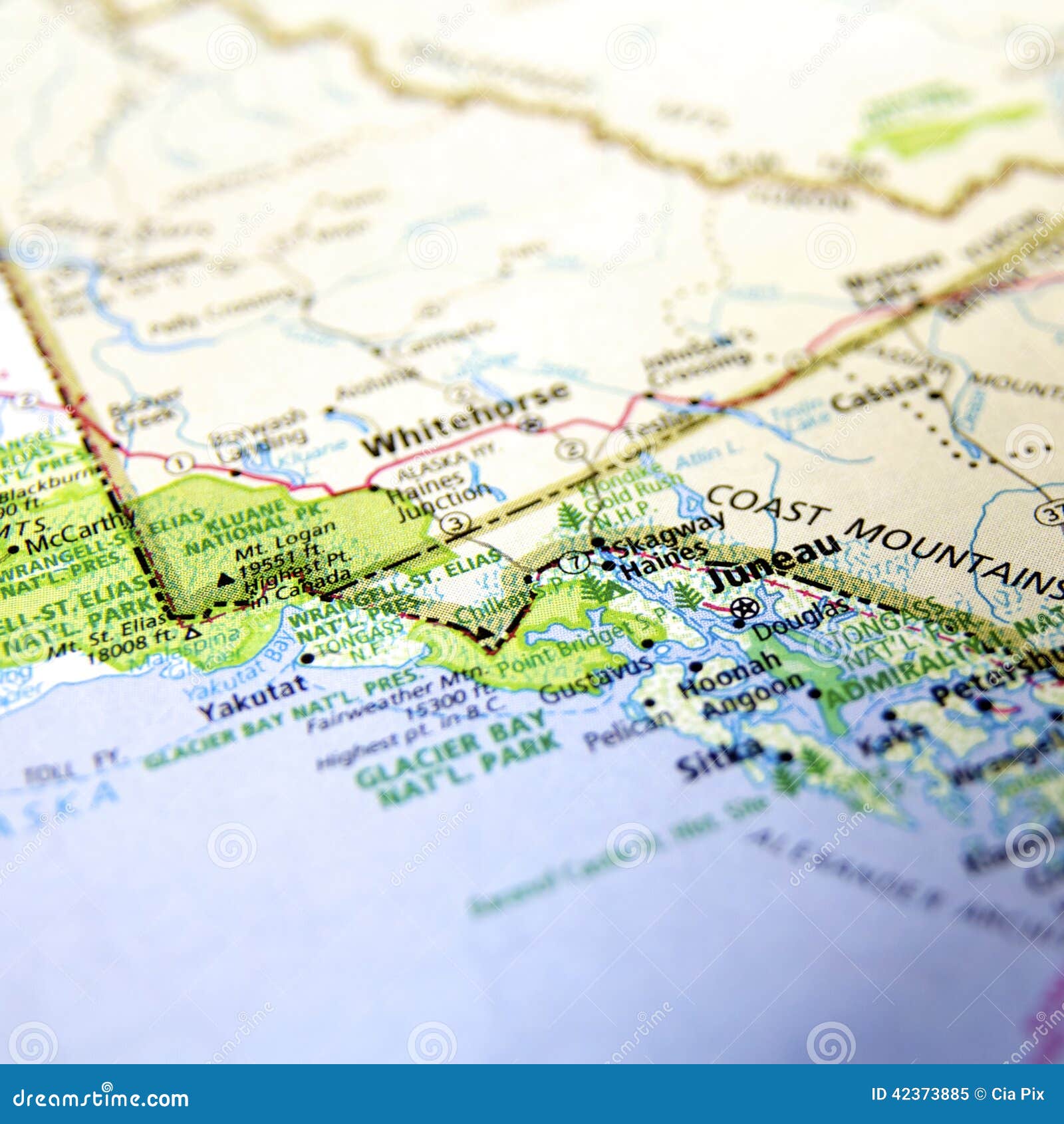Mapa de Whitehorse imagen de archivo. Imagen de correspondencia - 42373885
