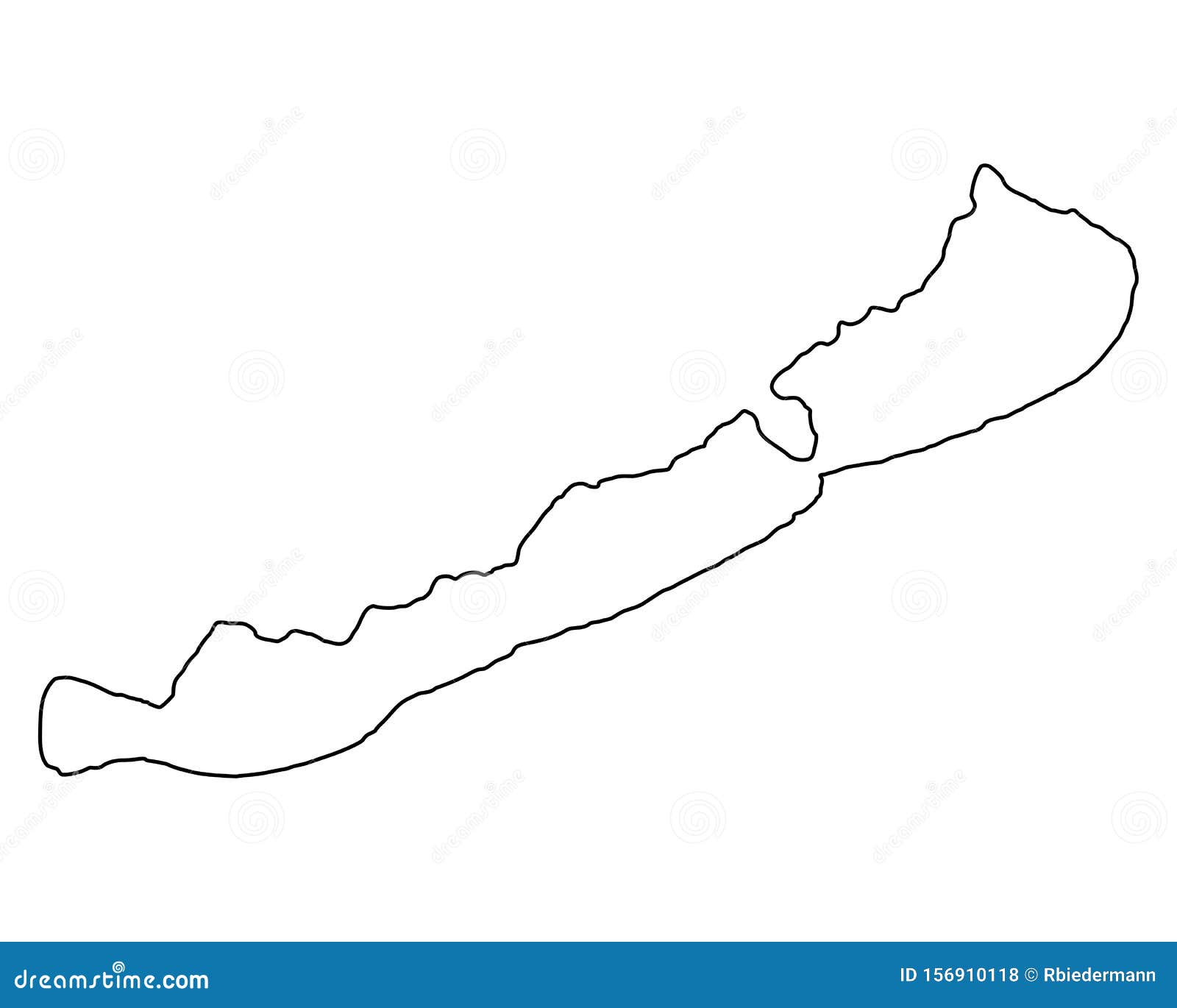Mapa del lago Balaton ilustración del vector. Ilustración de vector ...