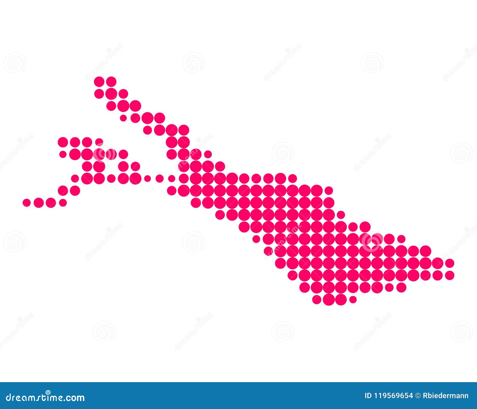 Mapa del lago de Constanza ilustración del vector. Ilustración de ...