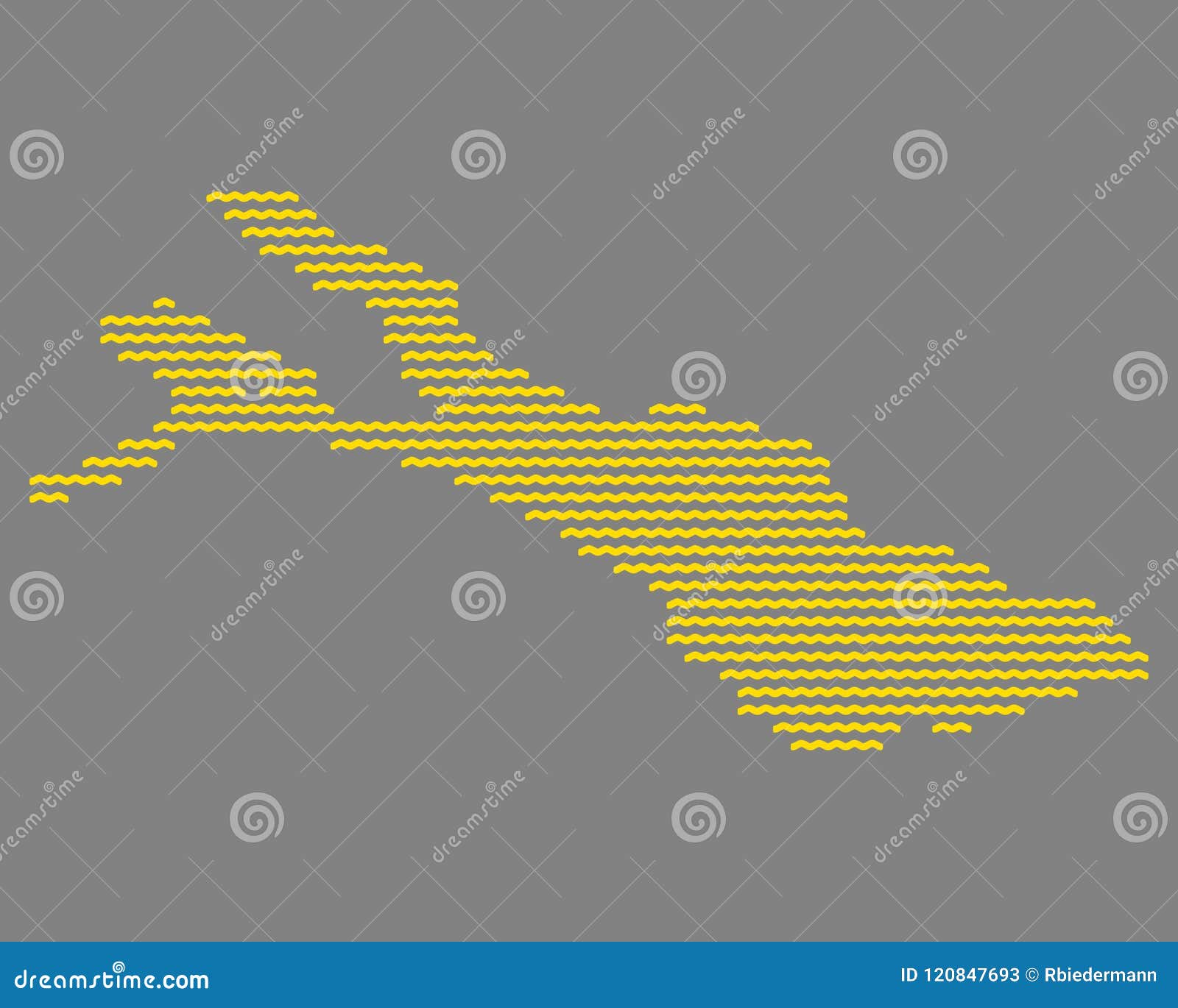 Mapa del lago de Constanza ilustración del vector. Ilustración de ...