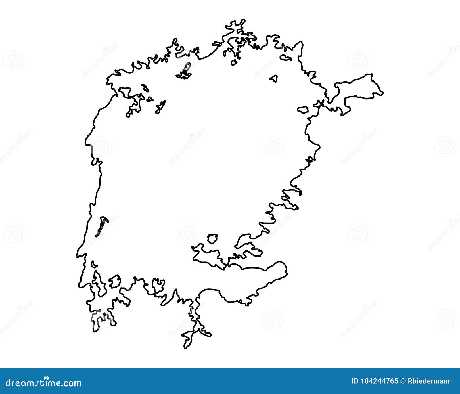 Mapa del lago Victoria ilustración del vector. Ilustración de ...