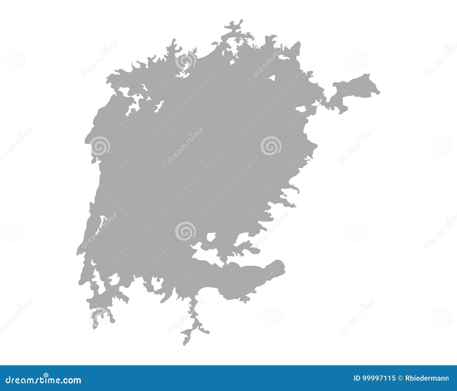 Mapa del lago Victoria ilustración del vector. Ilustración de contorno ...