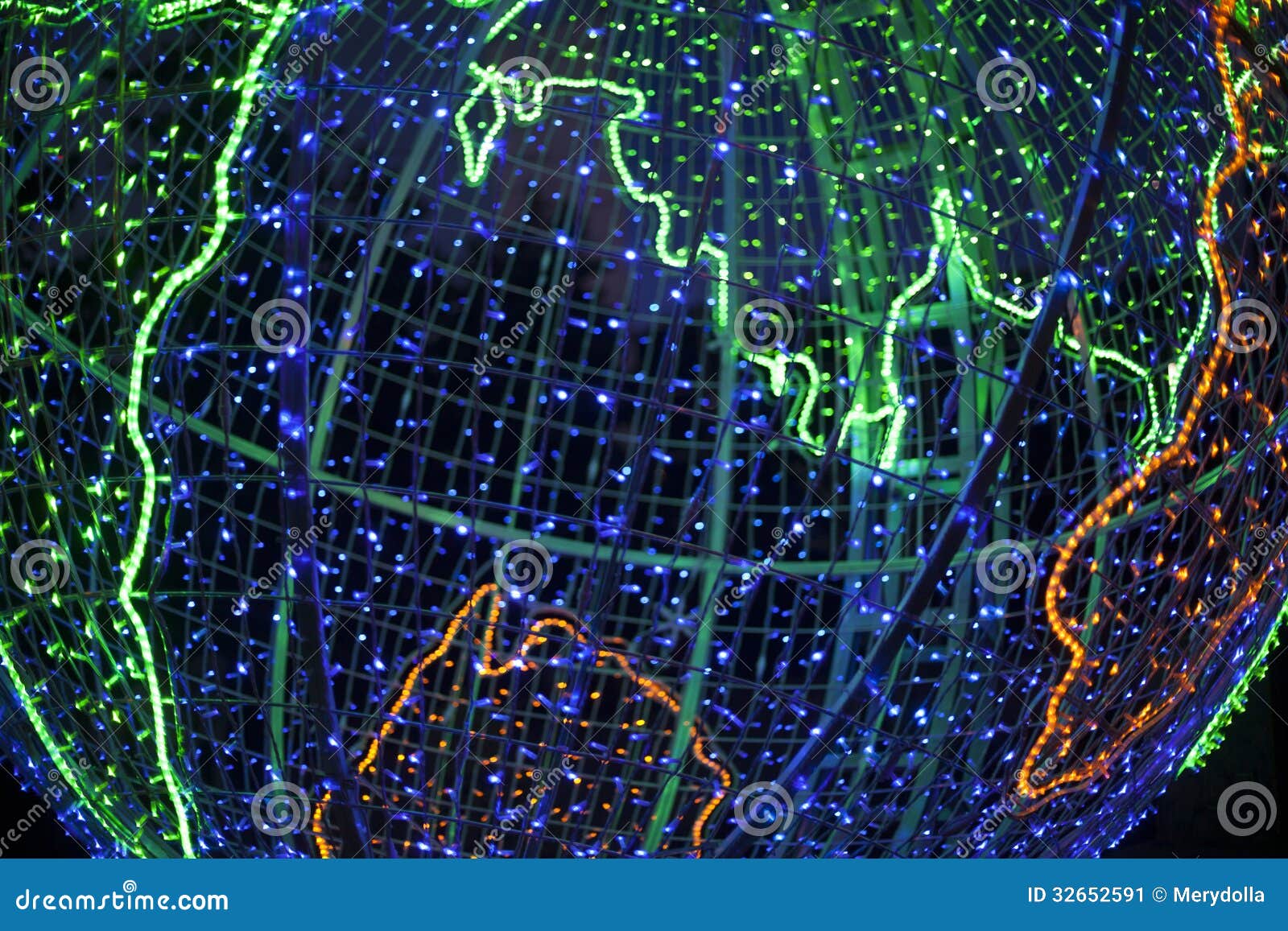 Mapa del mundo azul stock de ilustración. Ilustración de norte - 32652591