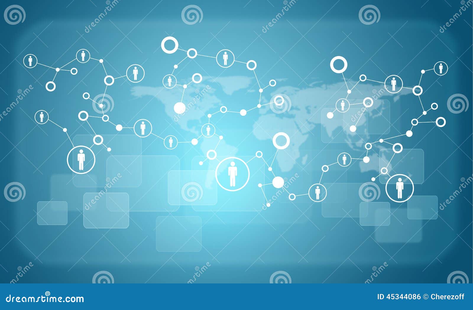 Mapa del mundo con la red foto de archivo. Imagen de mundo - 45344086