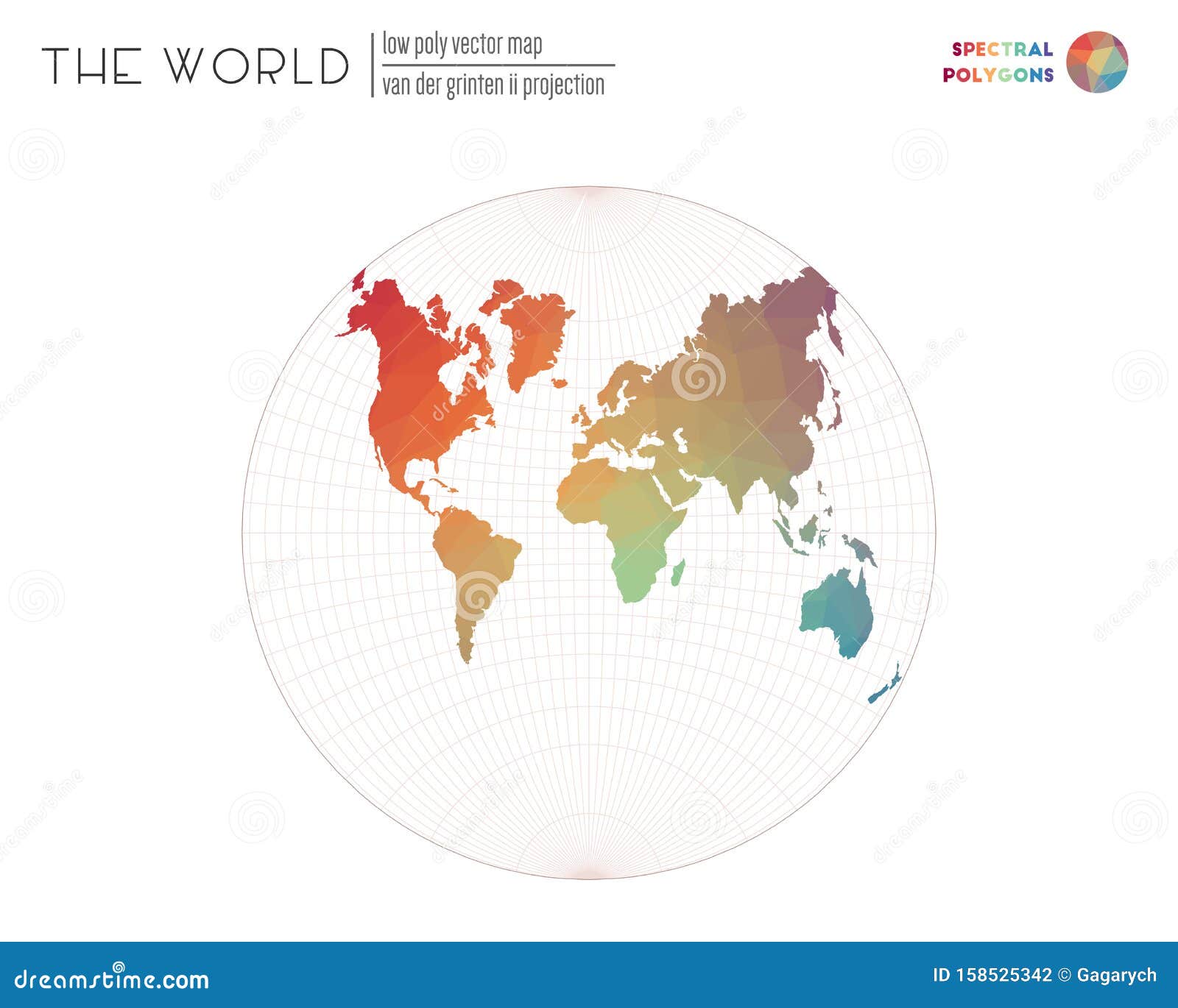 Mapa Del Mundo De Los Polos Bajos Ilustración del Vector - Ilustración ...