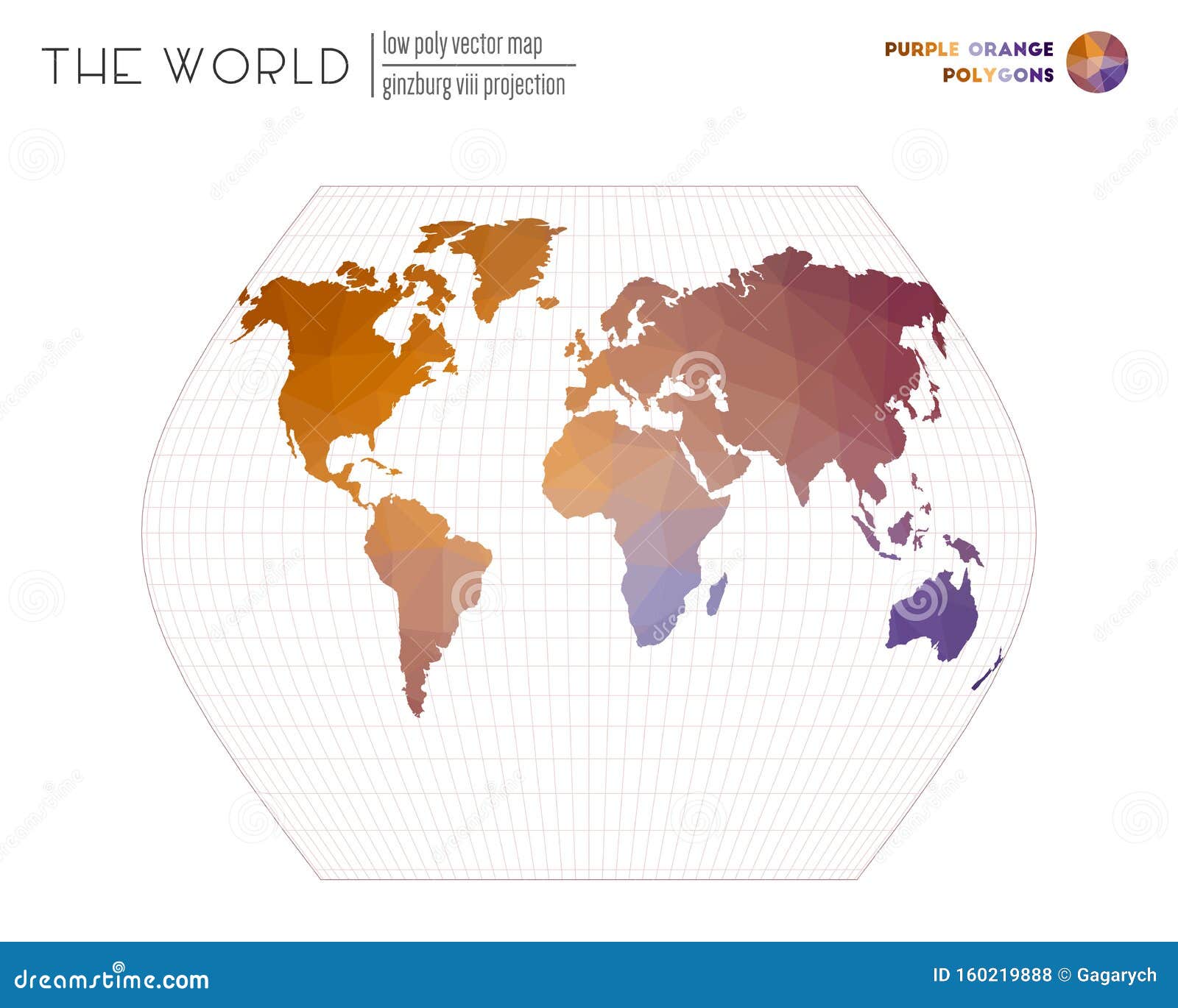 Mapa Del Mundo De Los Polos Bajos Ilustración del Vector - Ilustración ...