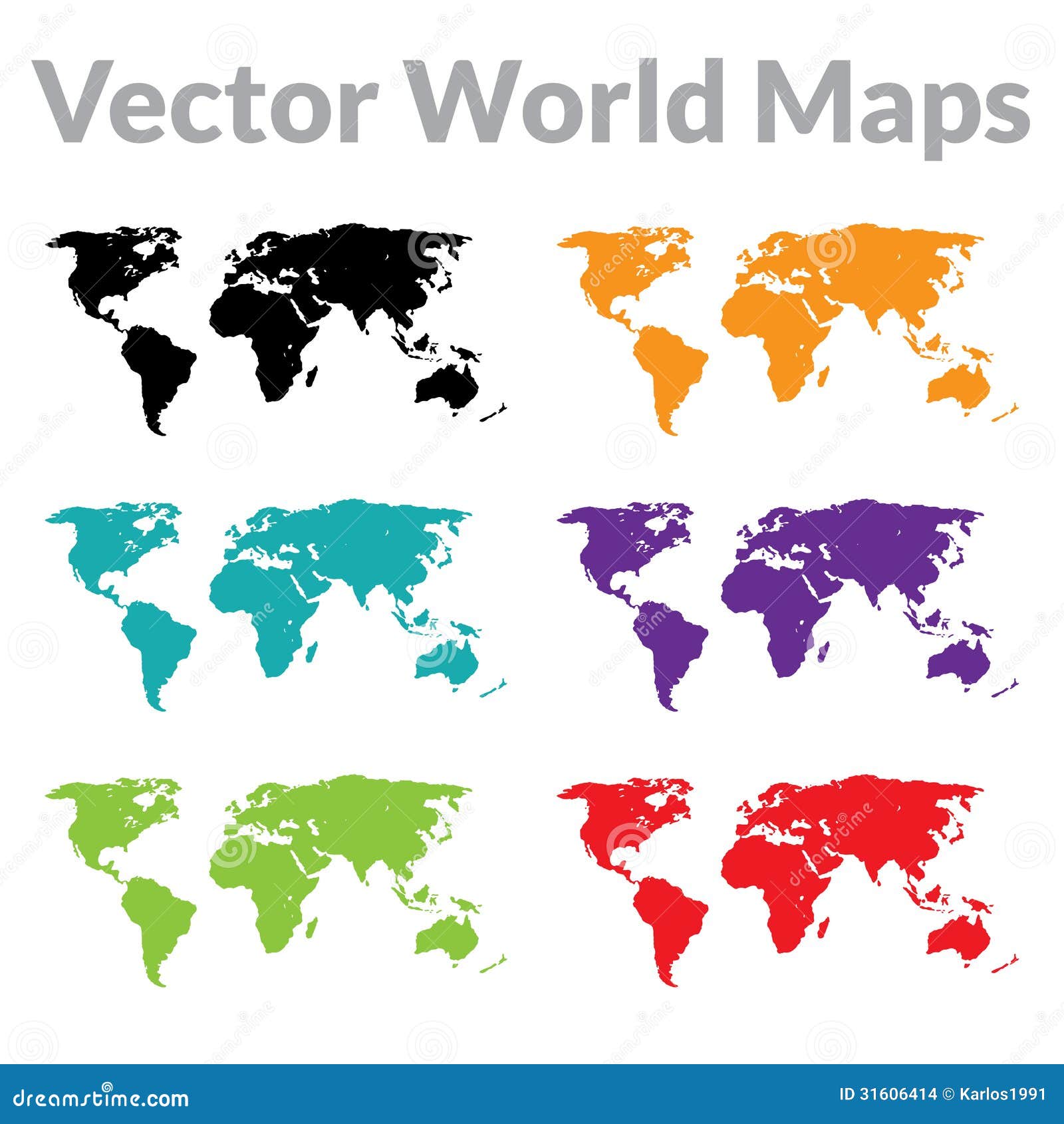 Mapa del mundo del vector ilustración del vector. Ilustración de estilo ...