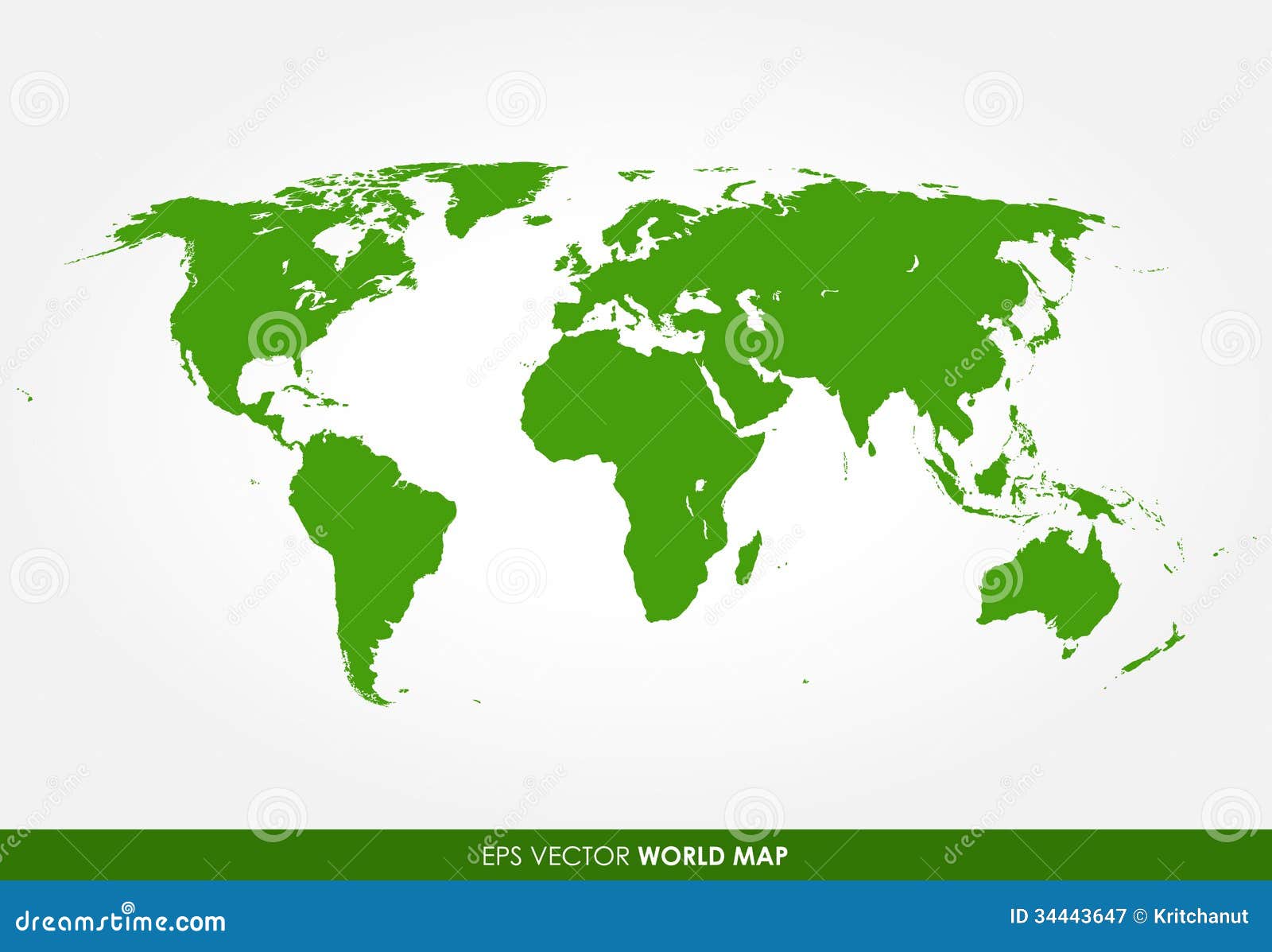 Mapa del mundo detallado ilustración del vector. Ilustración de ...