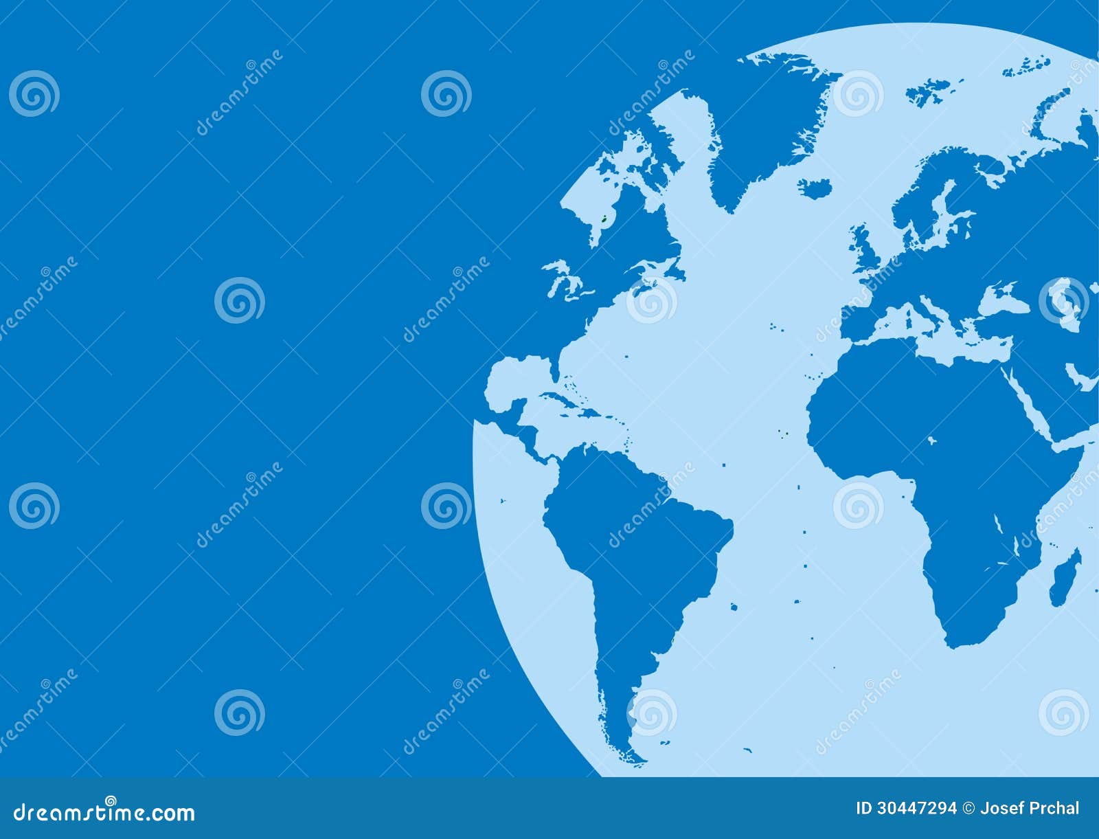 Mapa Del Mundo En El Color Azul Ilustración del Vector - Ilustración de ...
