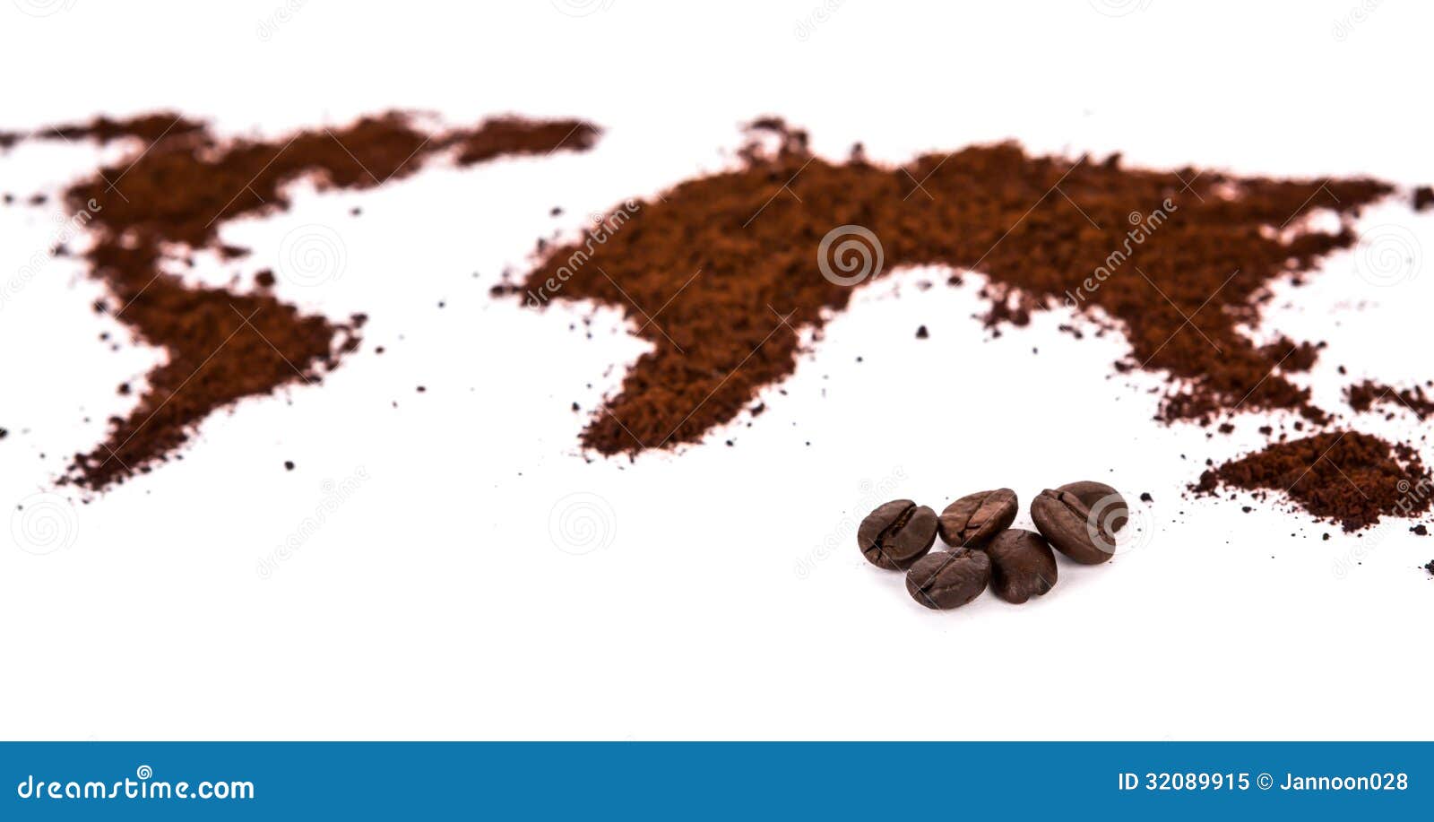 Mapa Del Mundo Hecho Del Café Imagen de archivo - Imagen de lata ...