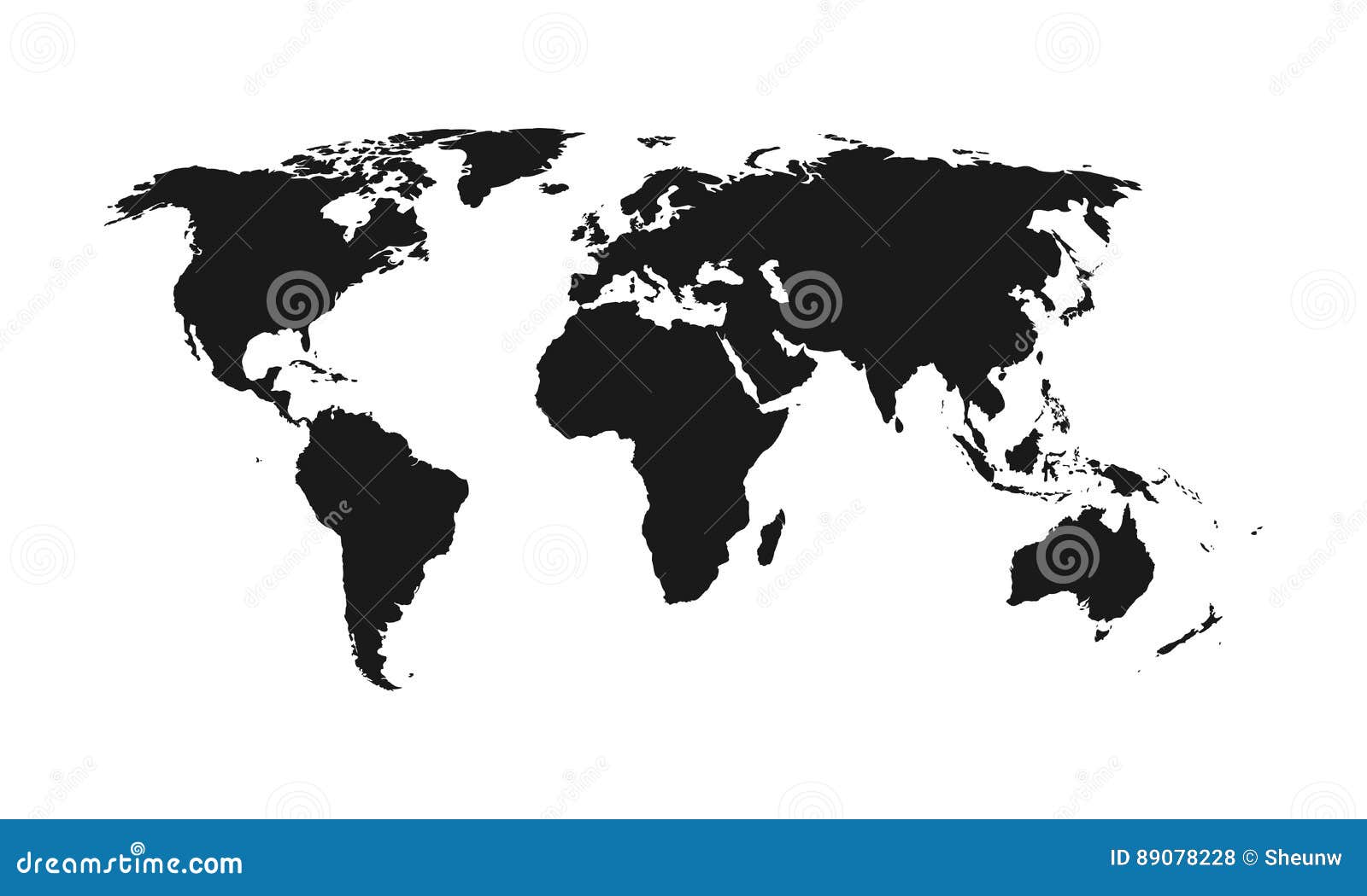 Mapa del mundo - vector ilustración del vector. Ilustración de pista ...