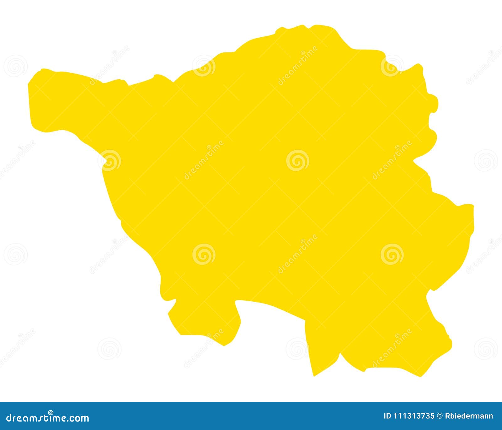 Mapa del Sarre ilustración del vector. Ilustración de recorrido - 111313735
