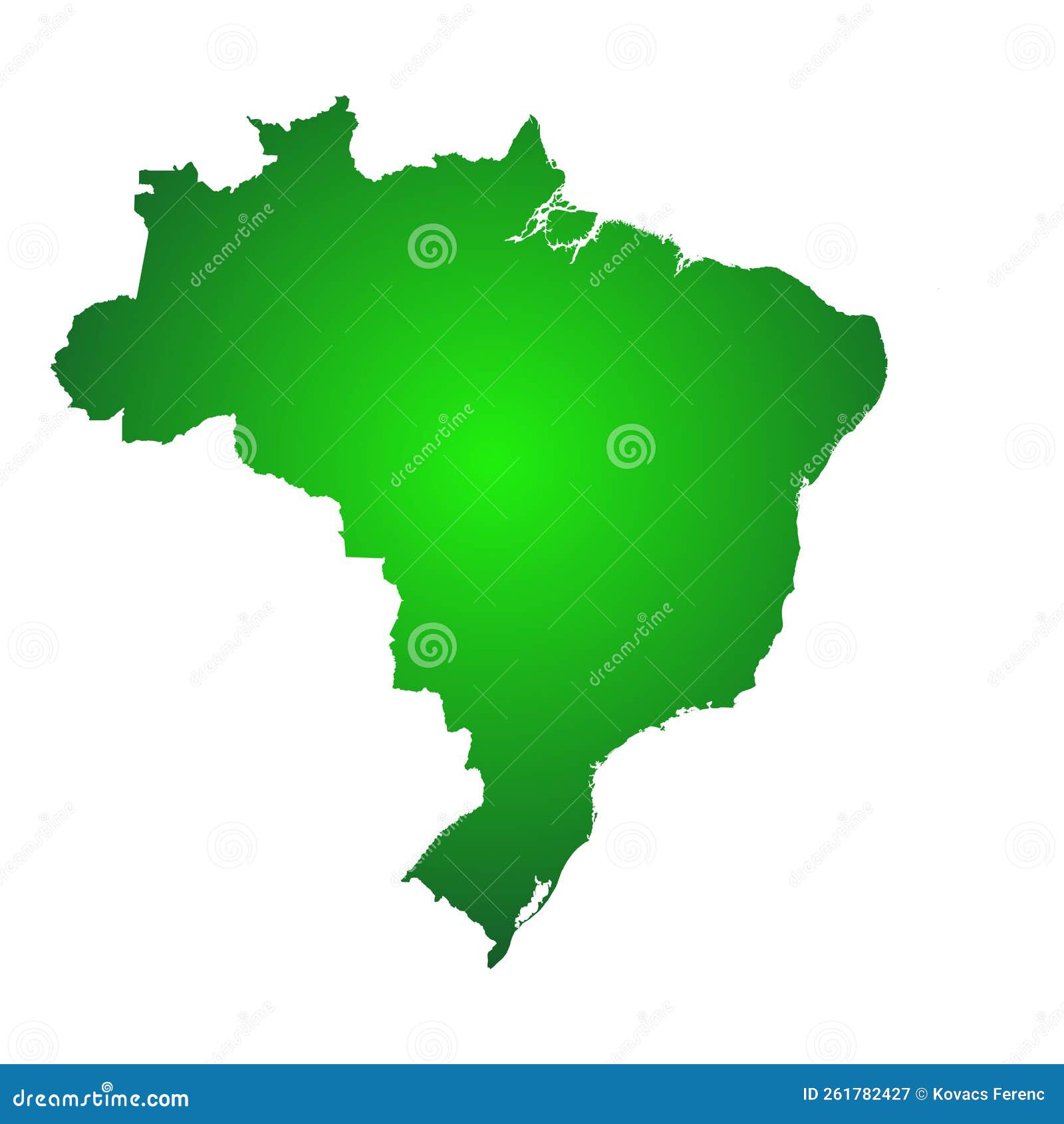 Mapa Detallado De Brasil. Mapa De Brasil Sobre Fondo Blanco. Mapa De ...