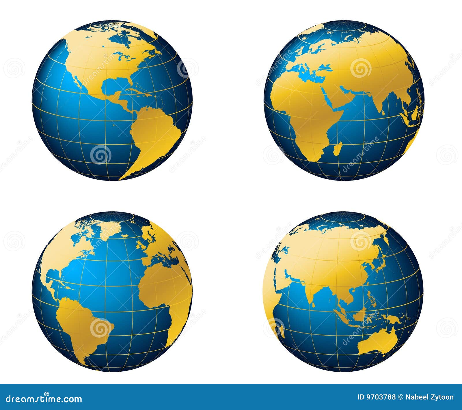 Mapa do globo do mundo ilustração do vetor. Ilustração de planeta - 9703788