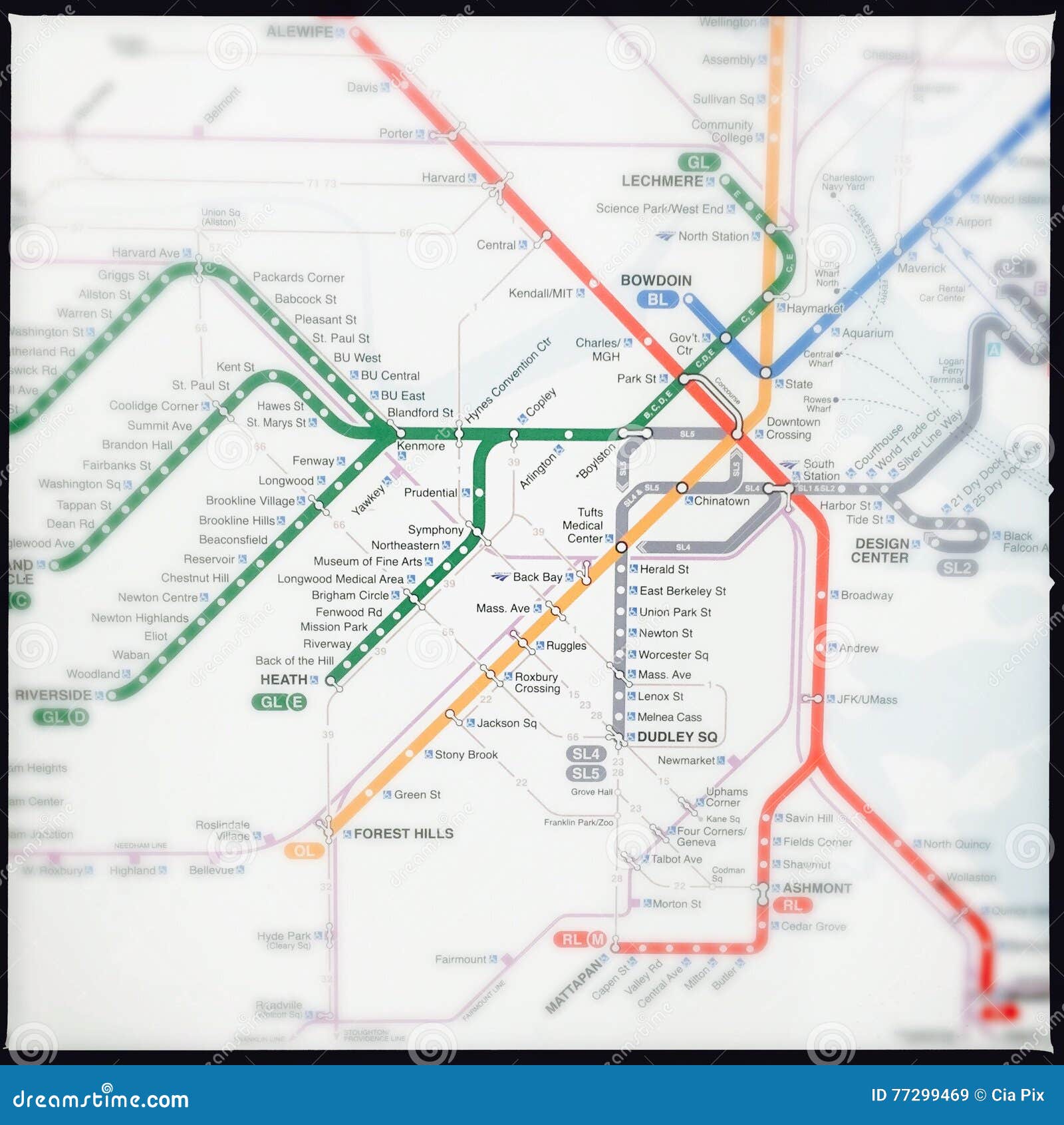Mapa do metro de Boston imagem de stock editorial. Imagem de boston ...
