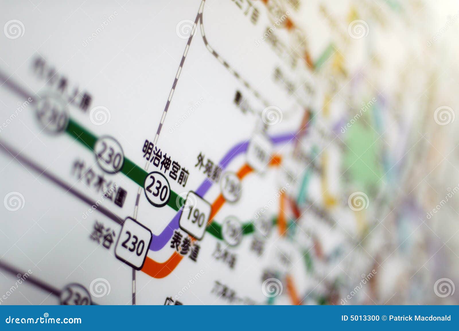 Mapa do metro de Tokyo foto de stock. Imagem de metrô - 5013300