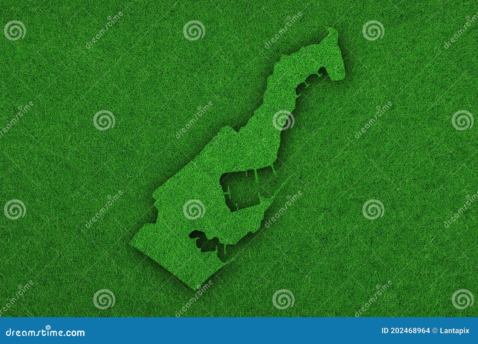 Mapa Do Monaco No Feltro Verde Ilustração Stock - Ilustração de pano ...