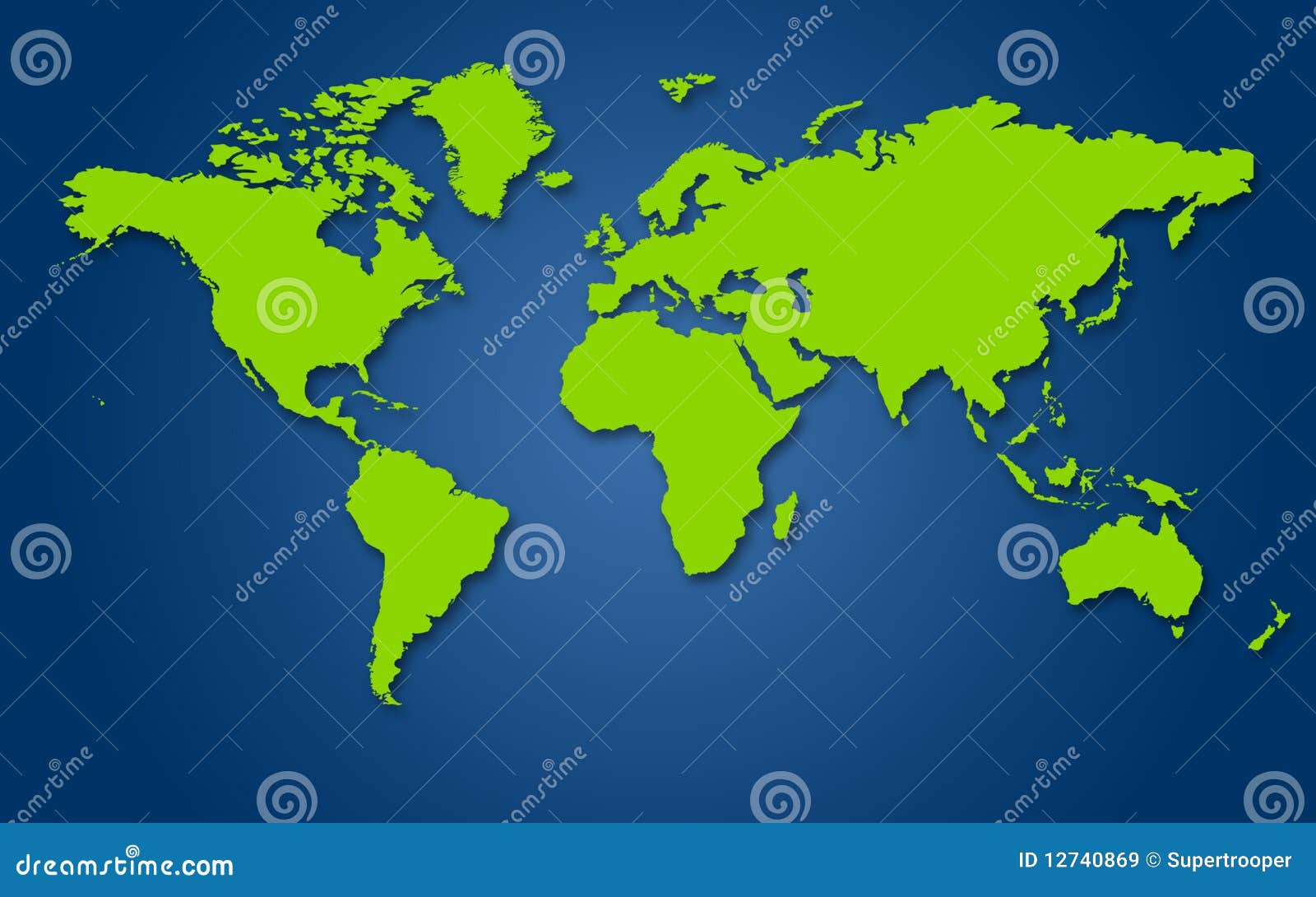 Mapa do mundo. ilustração stock. Ilustração de inteiro - 12740869