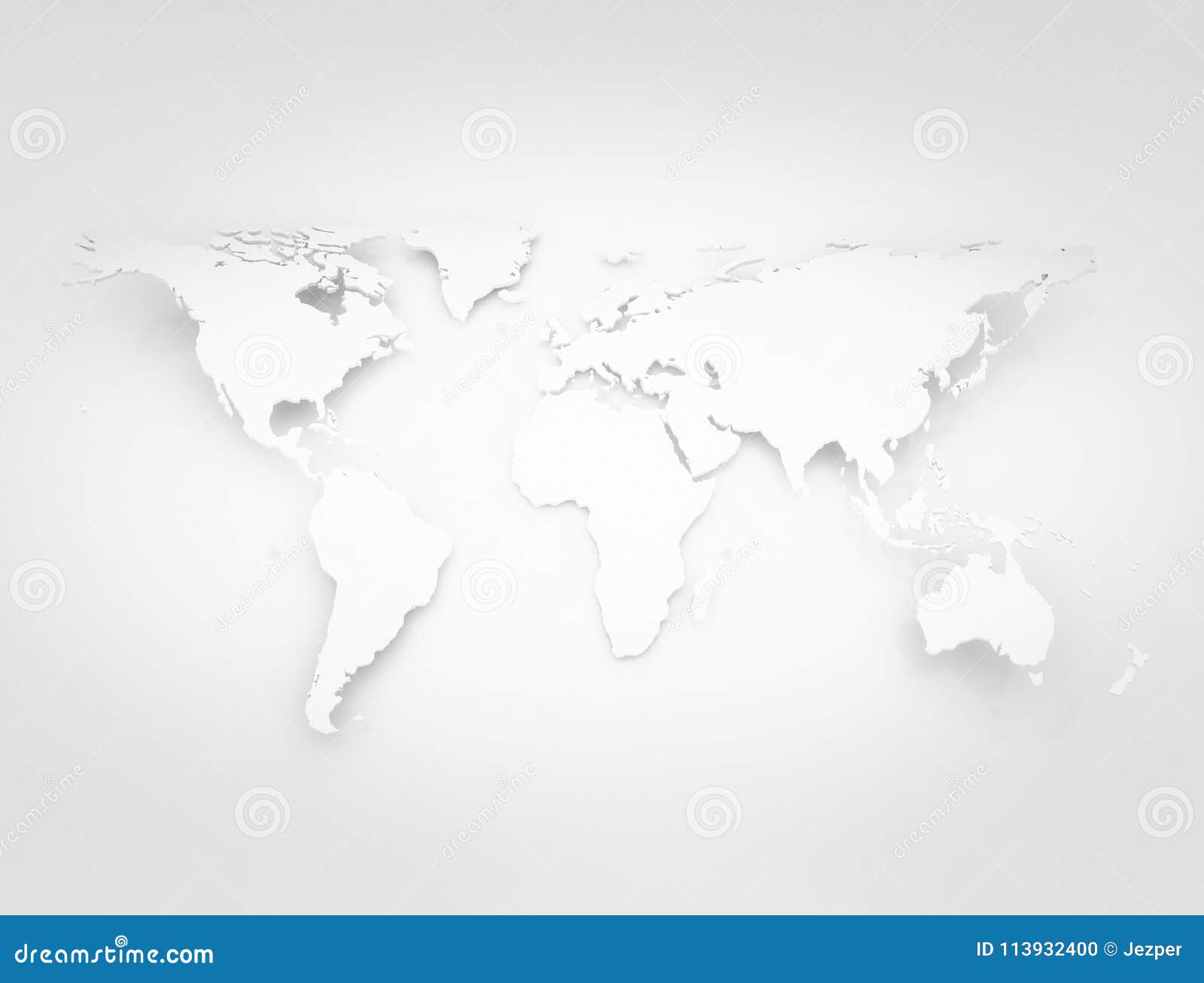 Mapa do mundo 3d ilustração stock. Ilustração de globo - 113932400