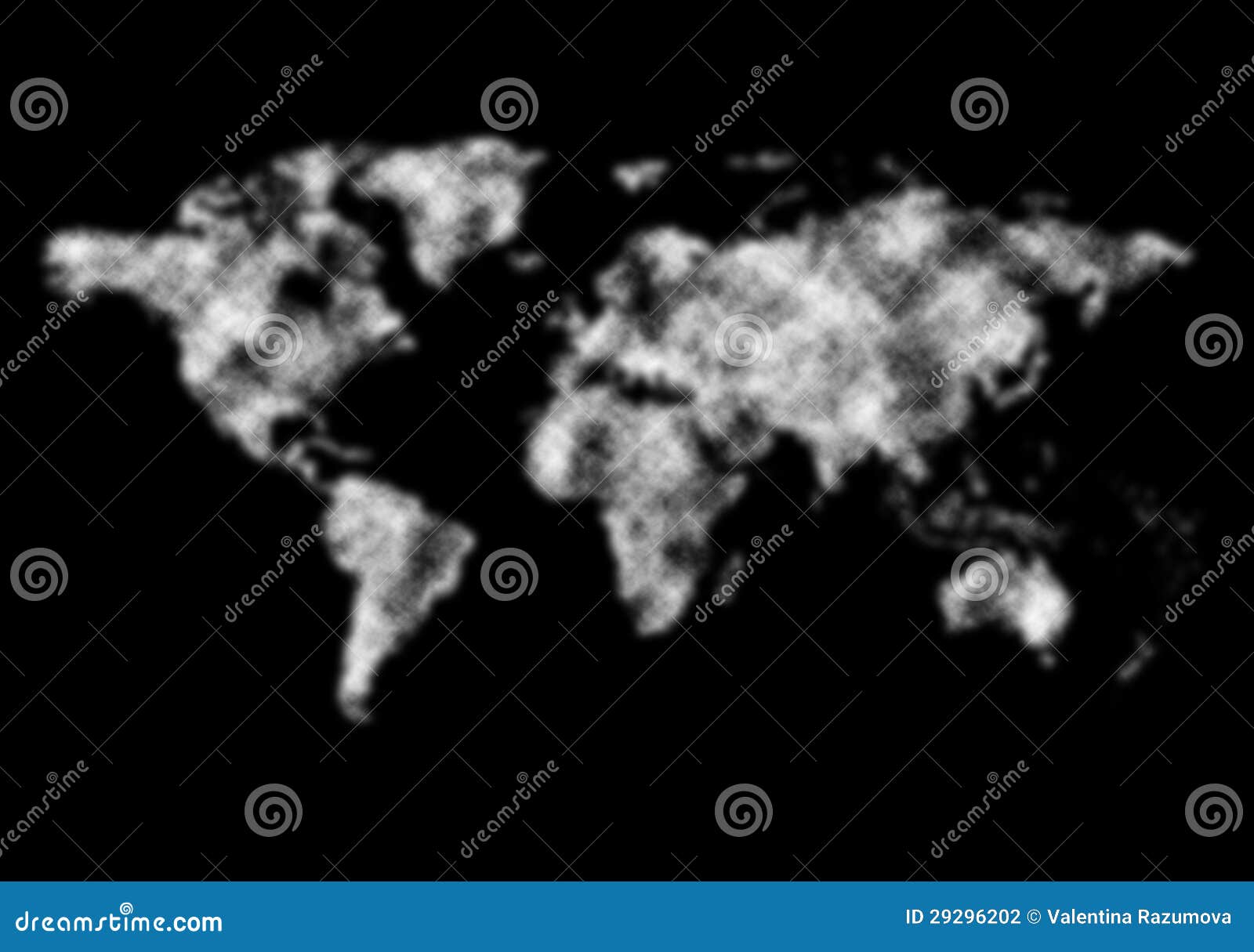 Mapa do mundo das nuvens. ilustração stock. Ilustração de ambiental ...