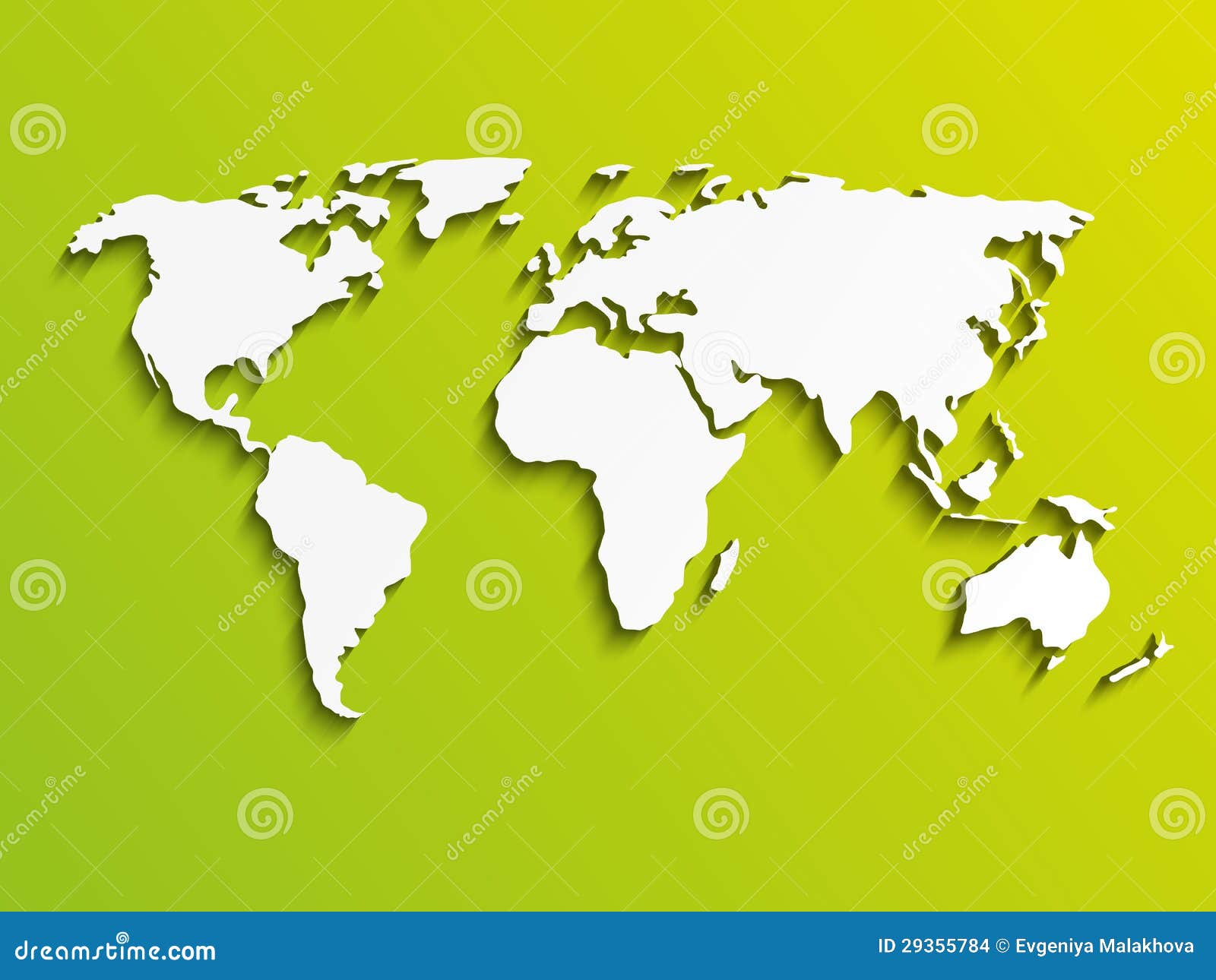 Mapa do mundo de papel ilustração do vetor. Ilustração de ambiente ...