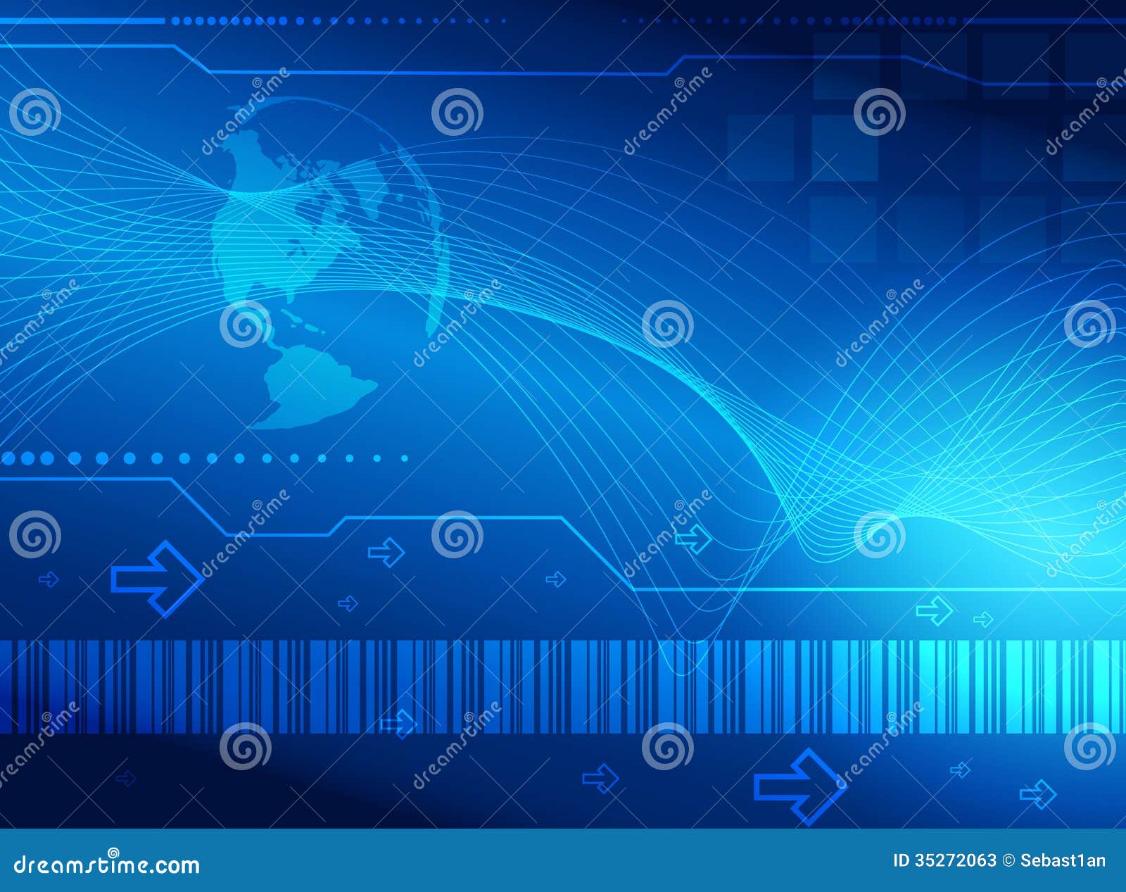 Mapa do mundo dinâmico ilustração do vetor. Ilustração de vidro - 35272063