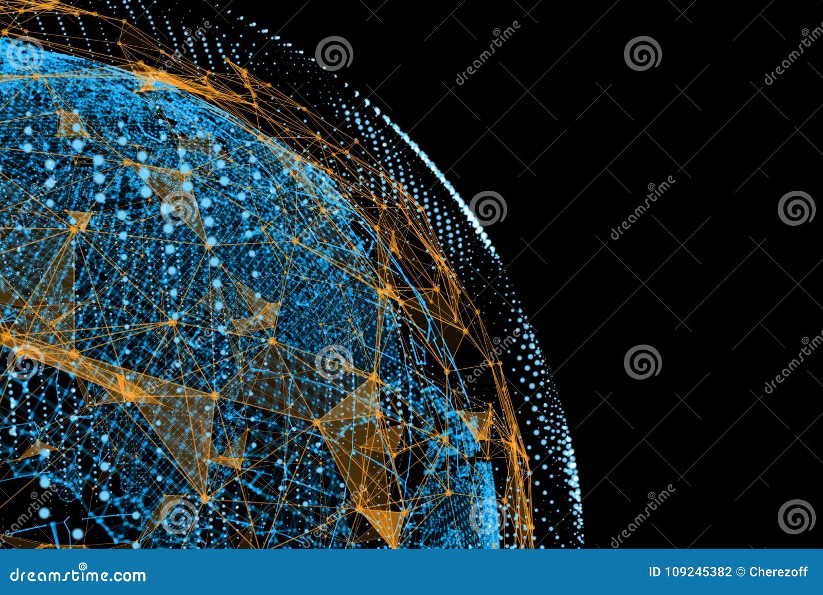 Mapa Do Mundo E Linhas Conceito Do Negócio Global Ilustração Stock ...