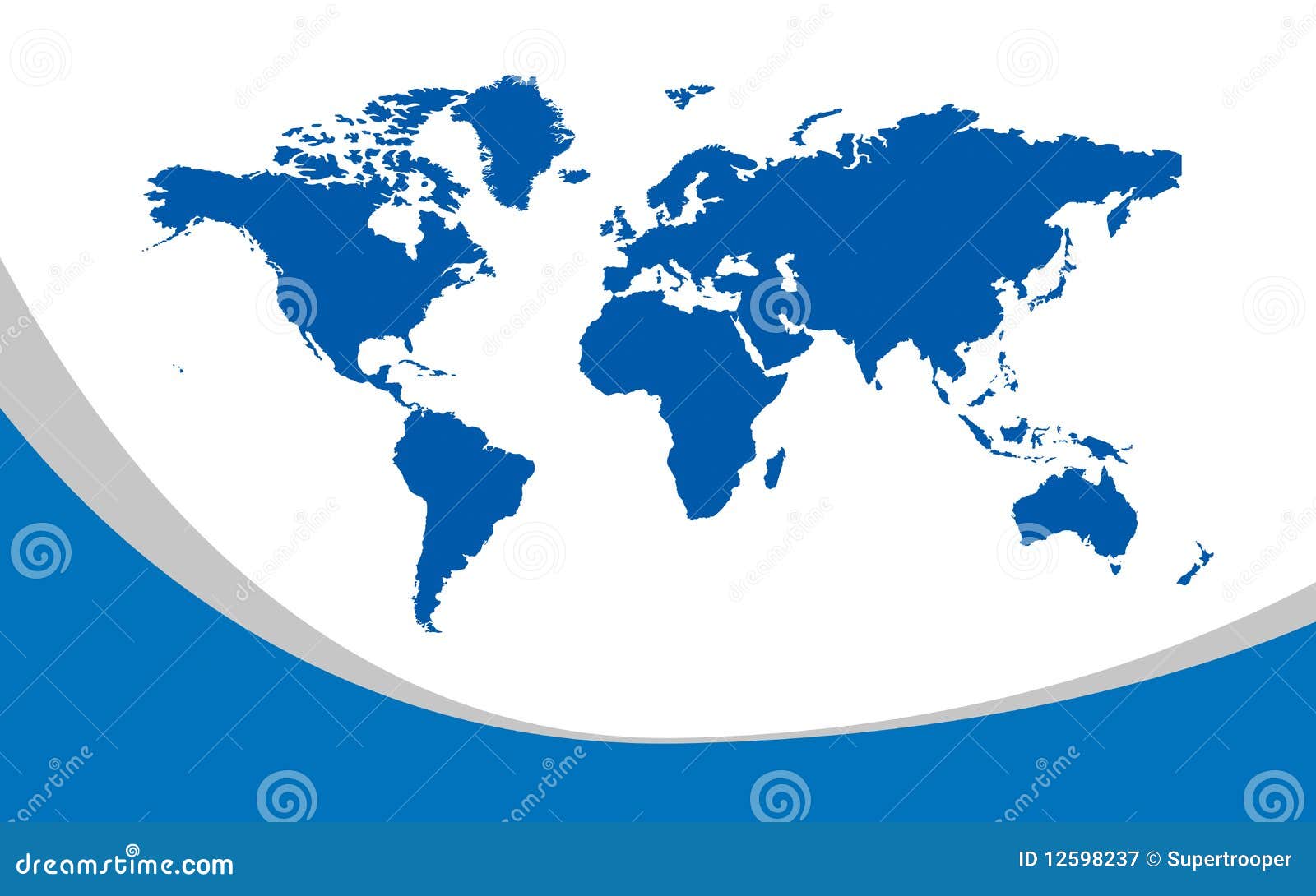 Mapa do mundo inteiro ilustração stock. Ilustração de terra - 12598237