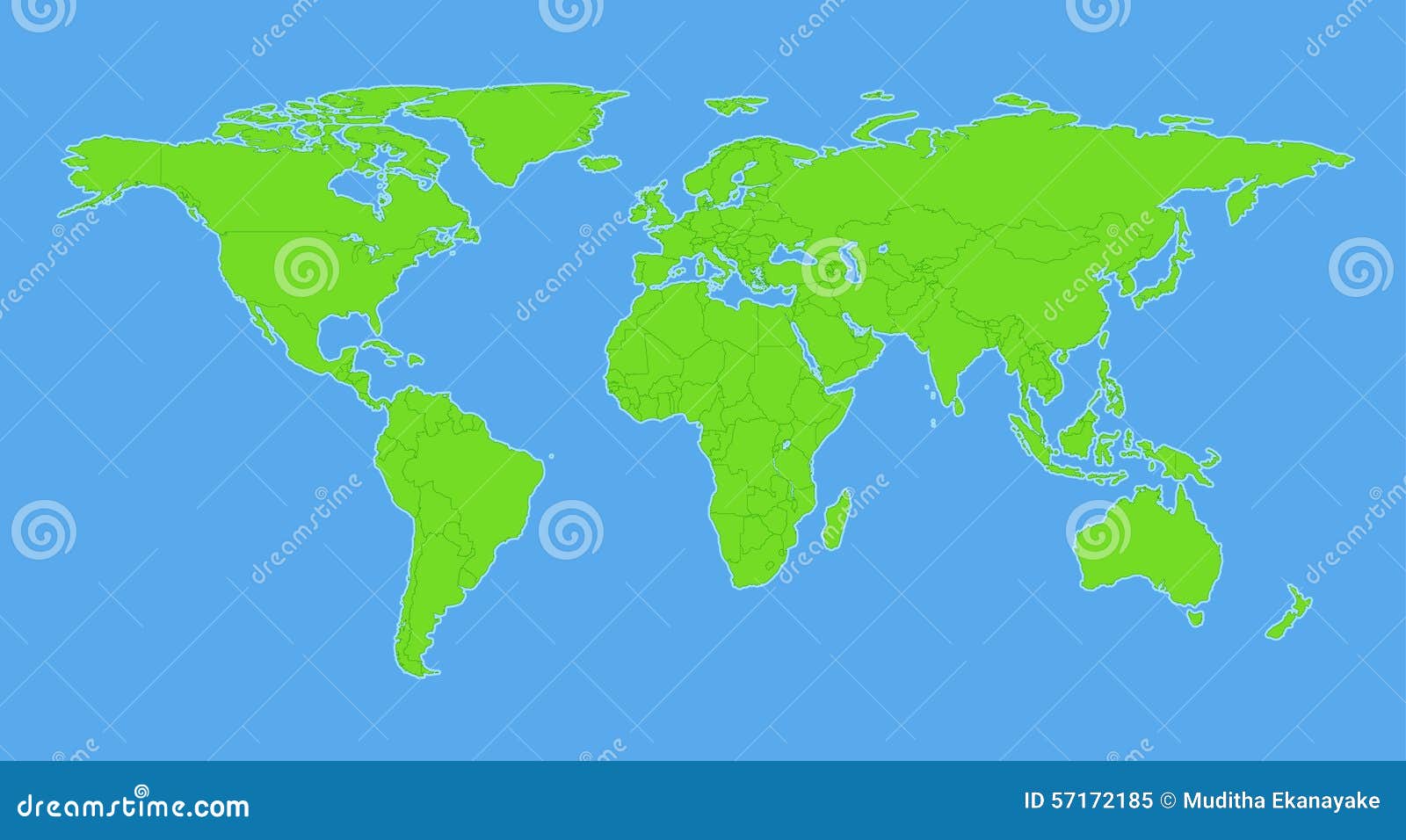Mapa Do Mundo Liso Com Países Ilustração do Vetor - Ilustração de ...