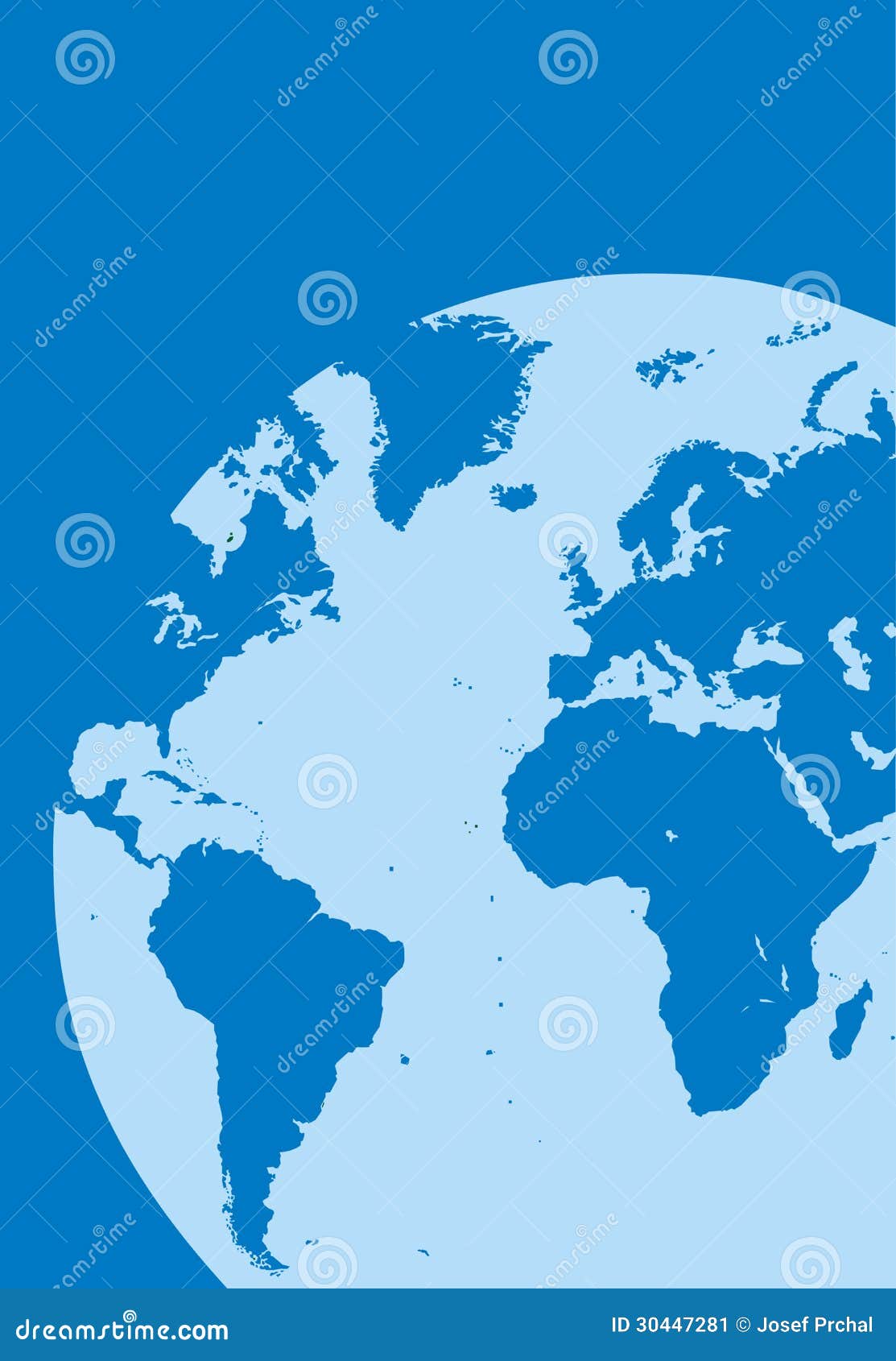 Mapa do mundo na cor azul ilustração do vetor. Ilustração de global ...