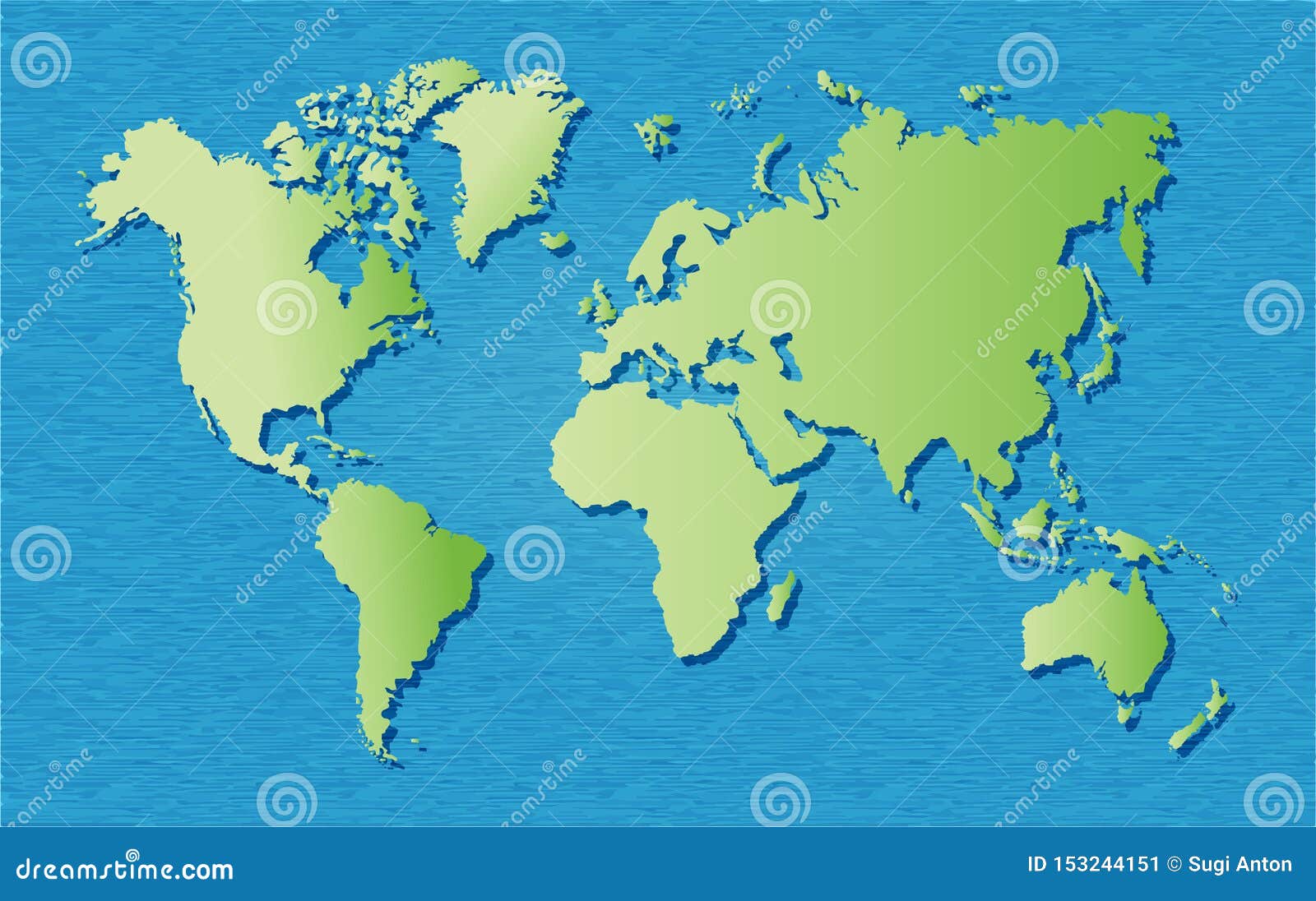 Mapa do mundo RGB ilustração do vetor. Ilustração de américa - 153244151