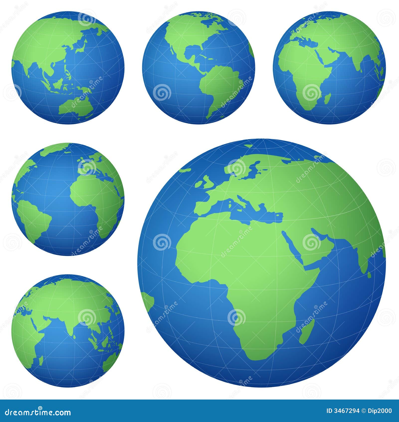 Mapa do planeta ilustração do vetor. Ilustração de longitudinal - 3467294