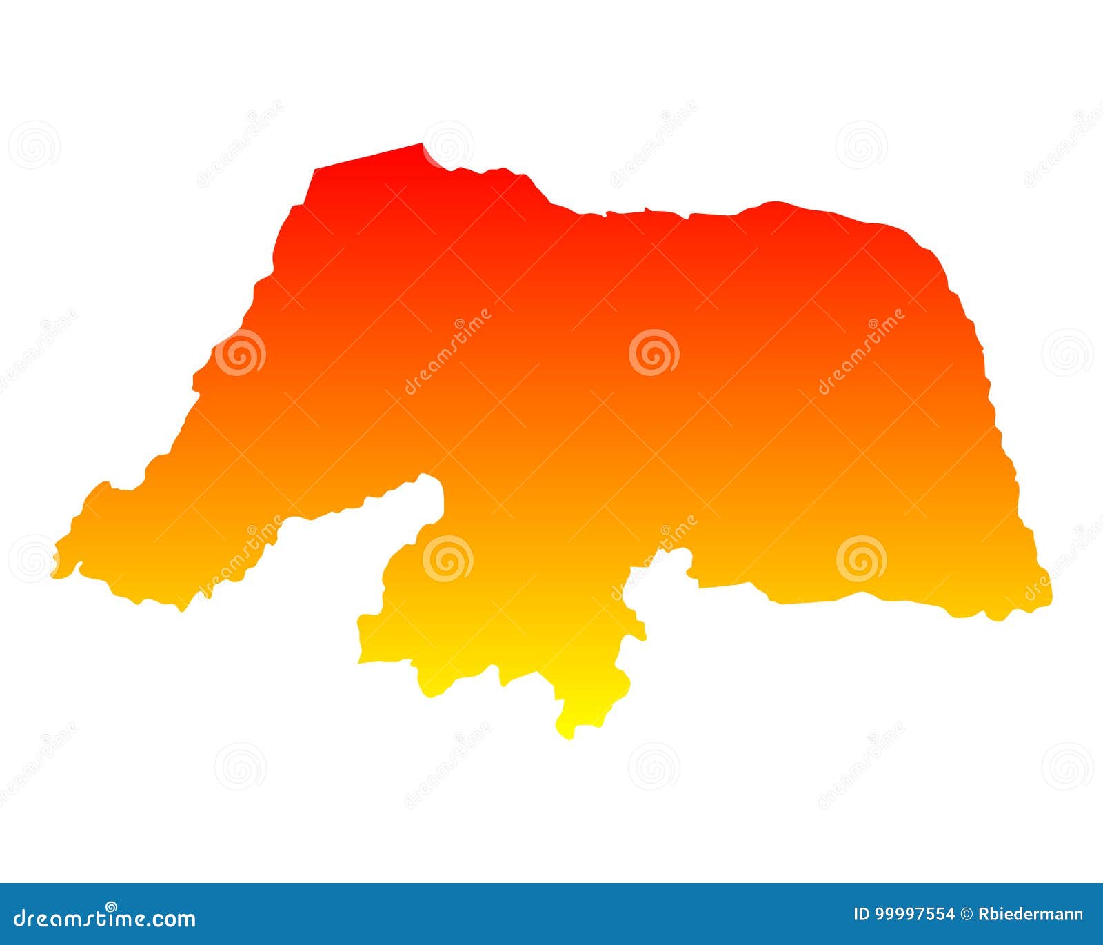 Mapa Do Rio Grande Do Norte Ilustração do Vetor - Ilustração de isolado ...