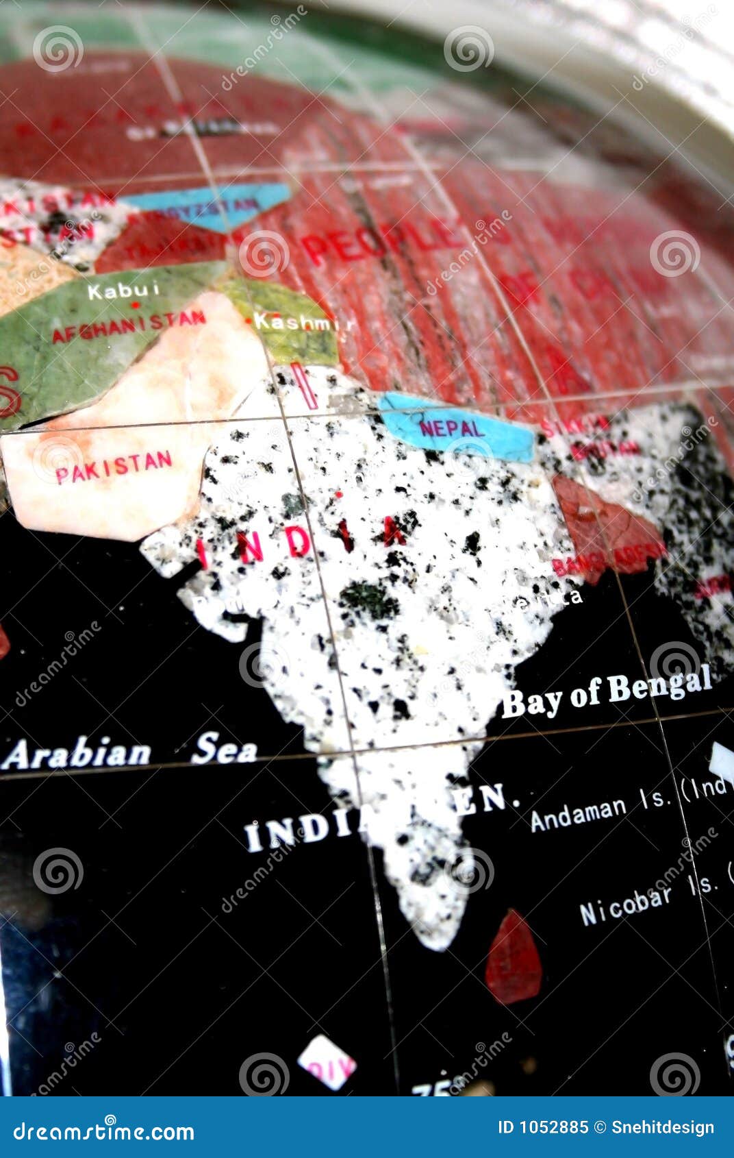 Mapa Do Subcontinente Indiano Imagem de Stock - Imagem de naturalizado ...