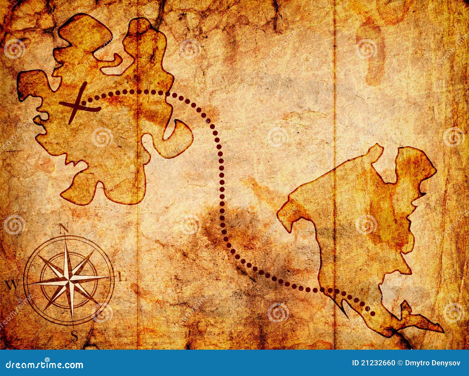 Mapa do tesouro ilustração stock. Ilustração de moagem - 21232660