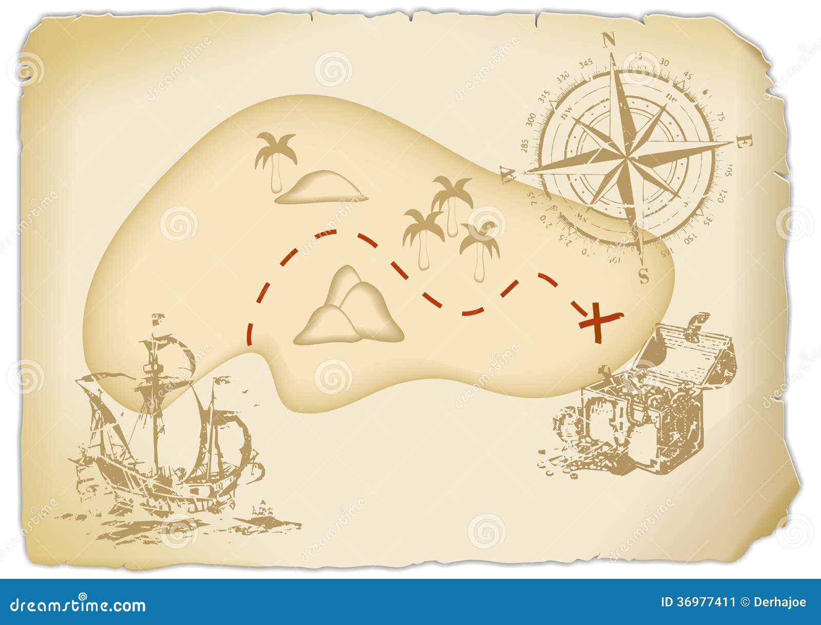 Mapa Do Tesouro X Grafico X Vermelho, Mapa Do Tesouro Do Club Penguin