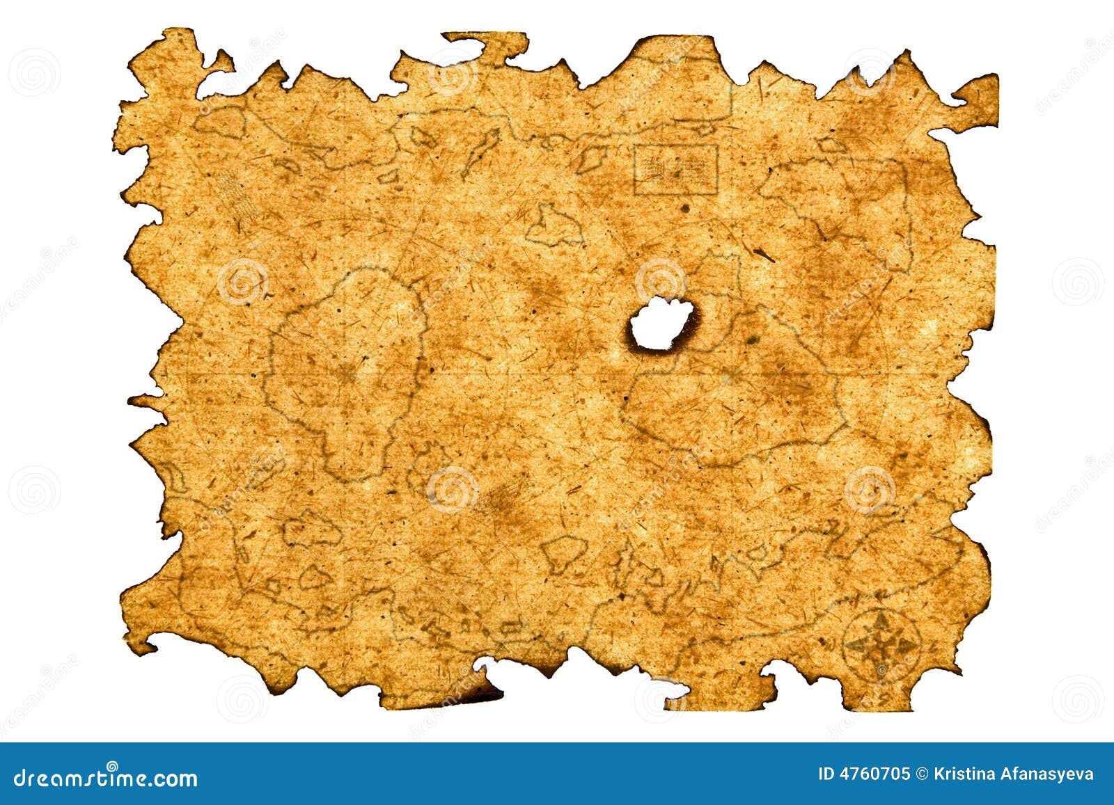Mapa do tesouro imagem de stock. Imagem de cartografia - 4760705