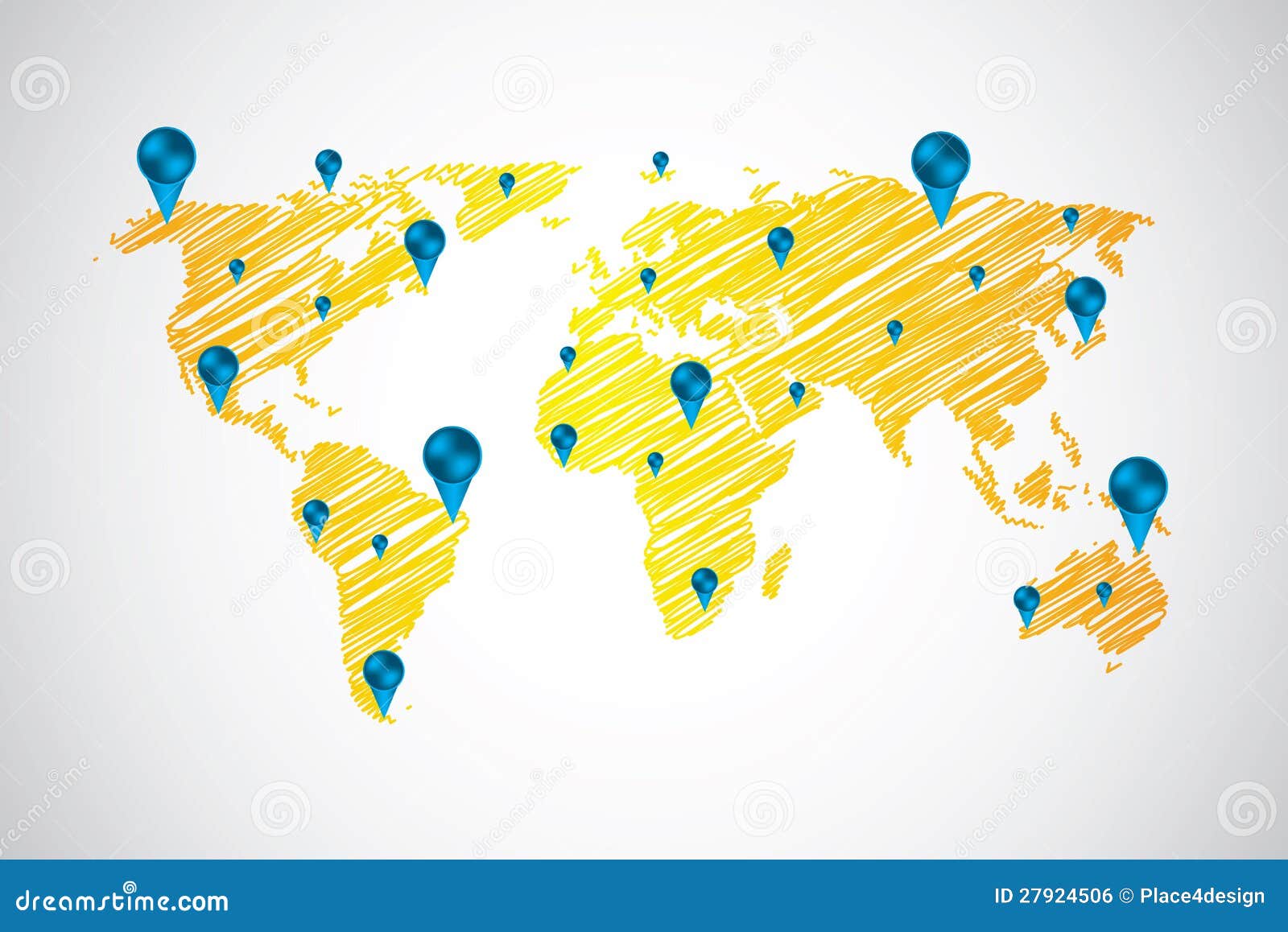 Mapa do vetor ilustração do vetor. Ilustração de companhia - 27924506